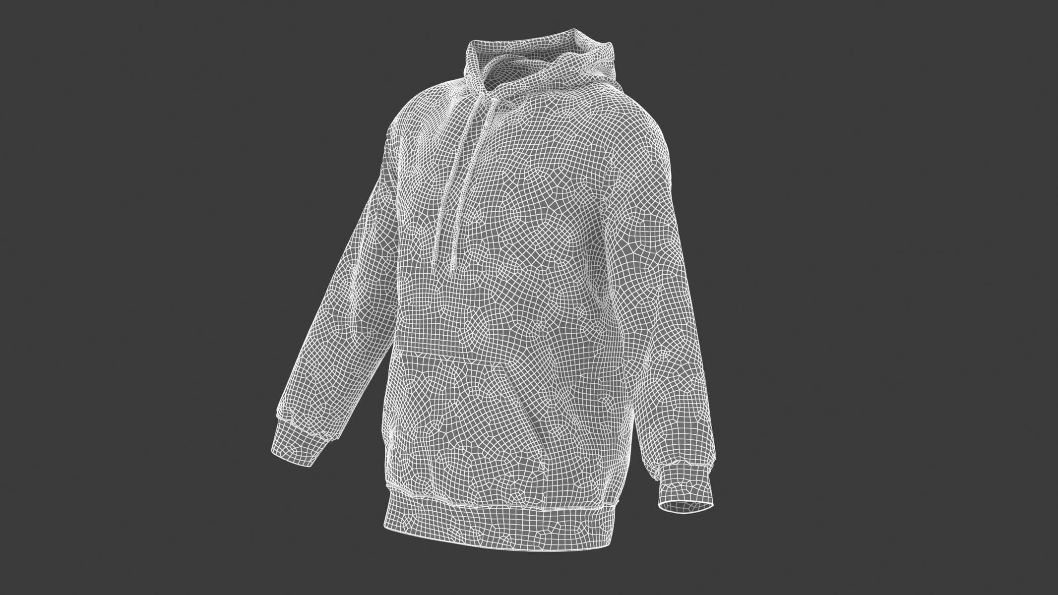 Hoodie Generic - 3D Model by frezzy