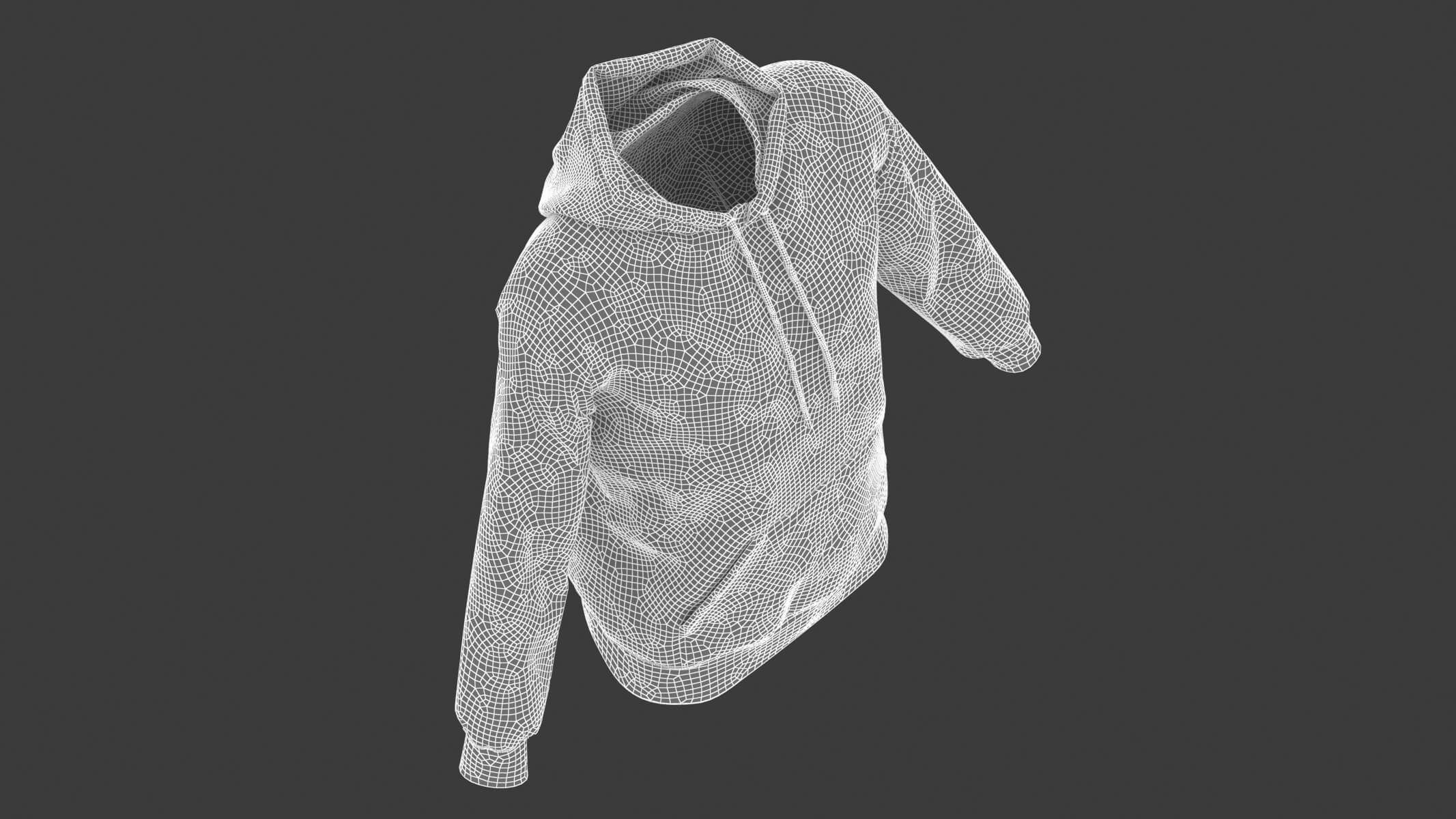 Hoodie Generic - 3D Model by frezzy