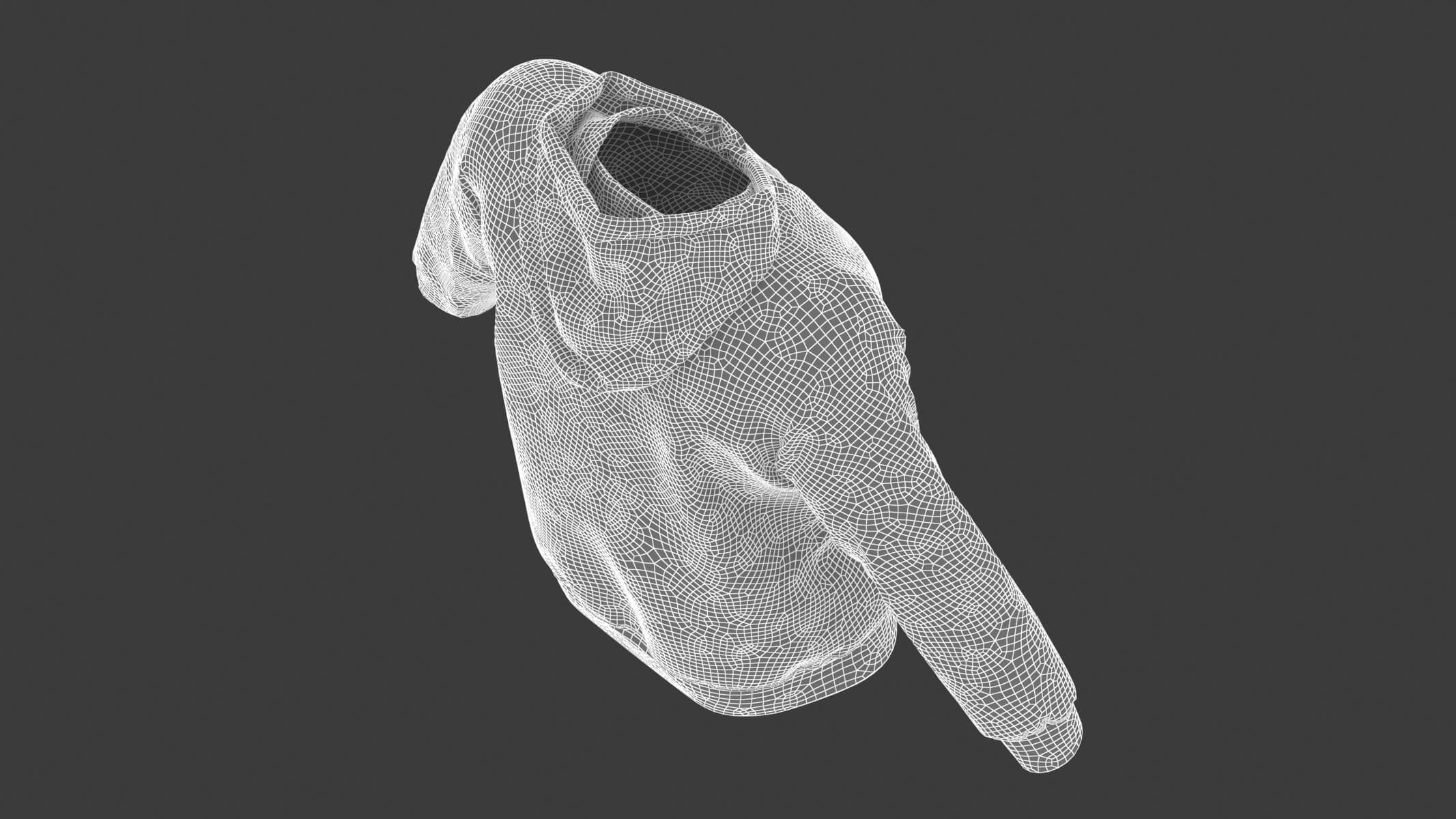 Hoodie Generic - 3D Model by frezzy