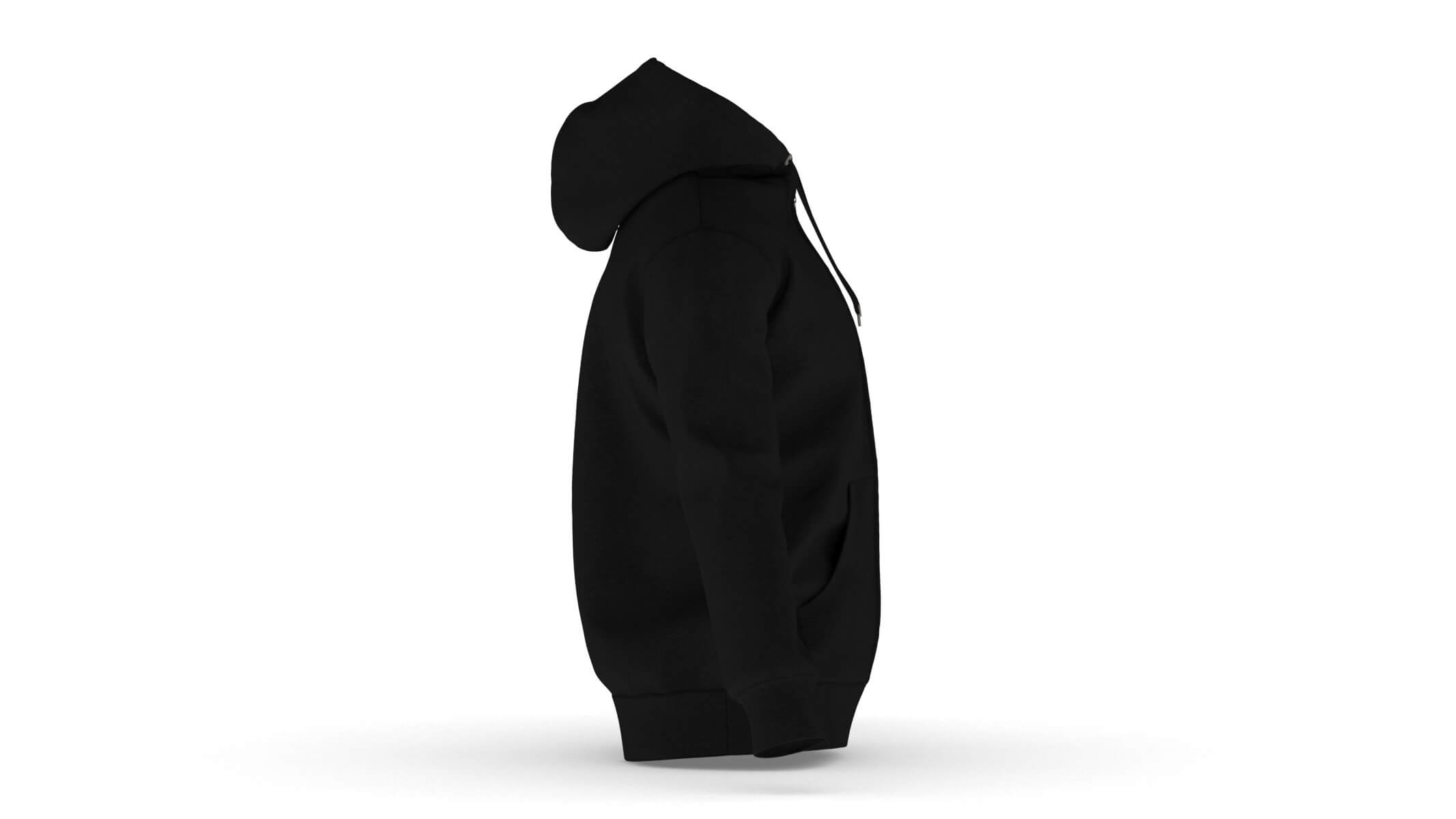 Hoodie Zip Generic - 3D Model by frezzy
