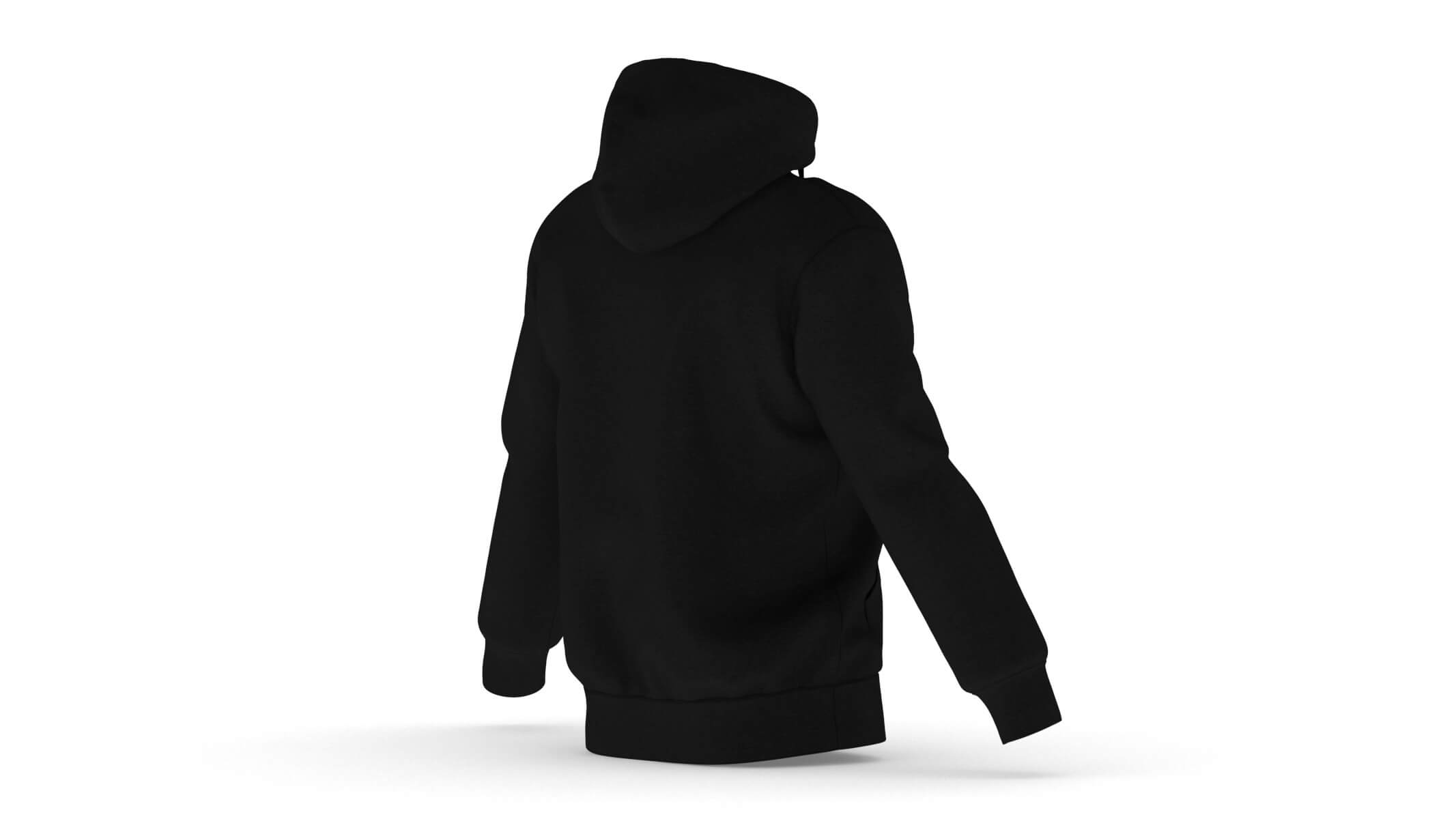 Hoodie Zip Generic - 3D Model by frezzy
