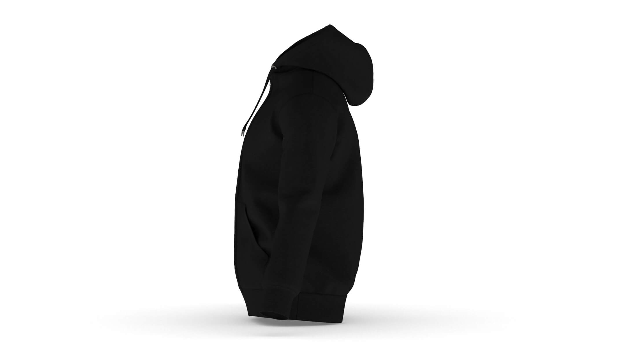 Hoodie Zip Generic - 3D Model by frezzy