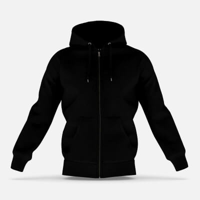 Hoodie Zip Generic - 3D Model by frezzy
