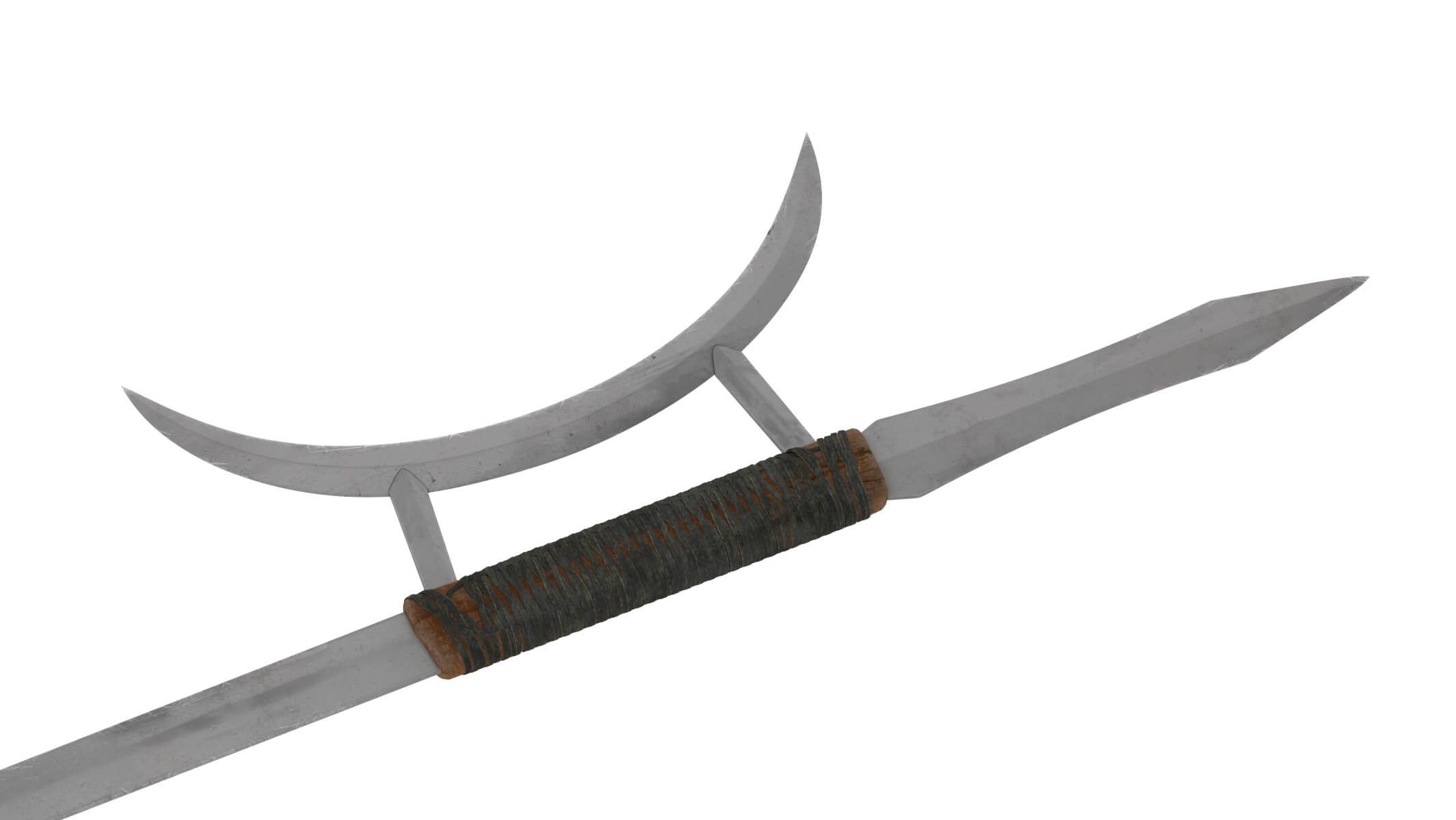 Black Steel Hook Sword