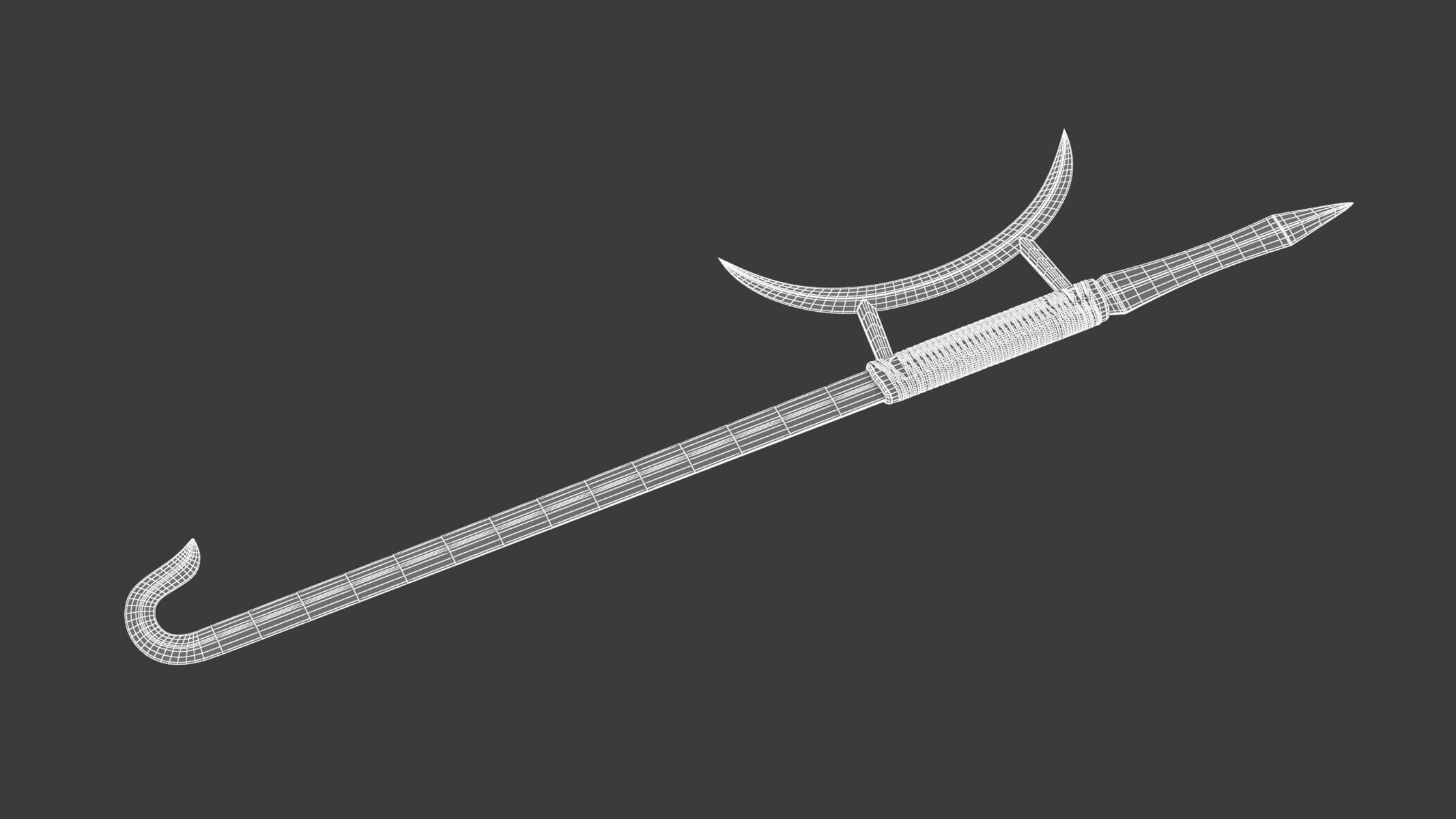 Hook Sword - 3D Model by frezzy