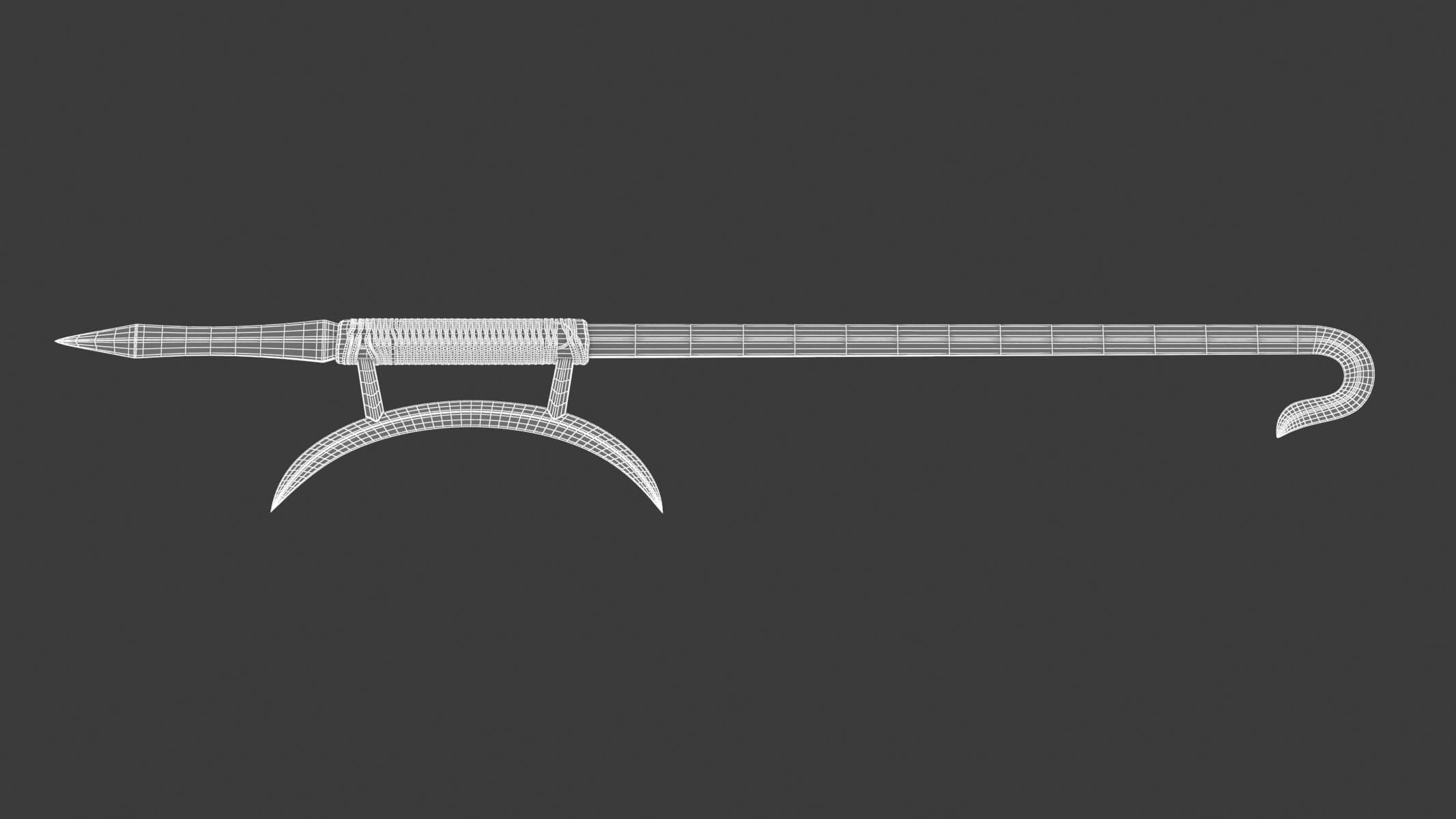 Hook Sword - 3D Model by frezzy