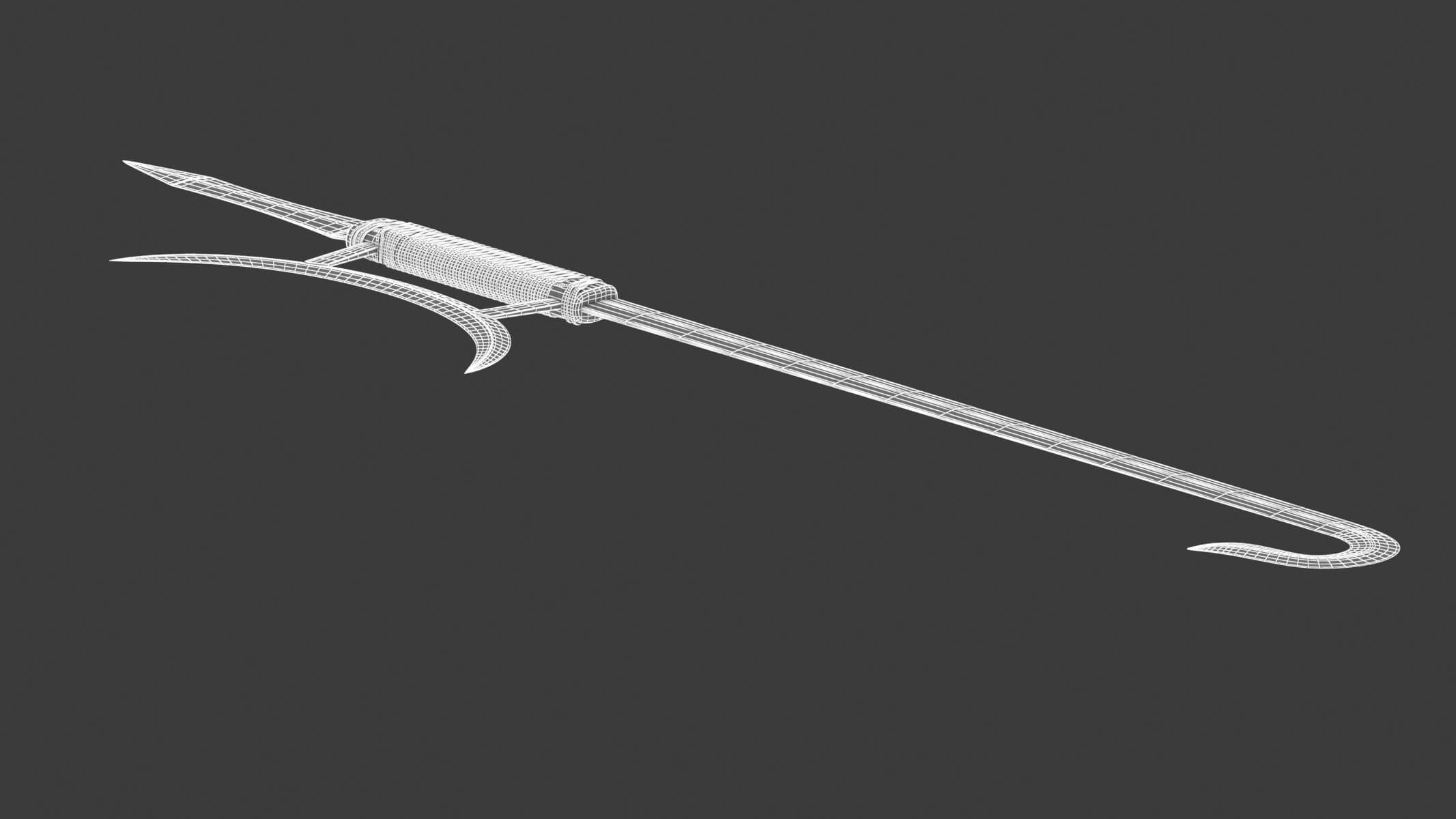 Hook Sword - 3D Model by frezzy