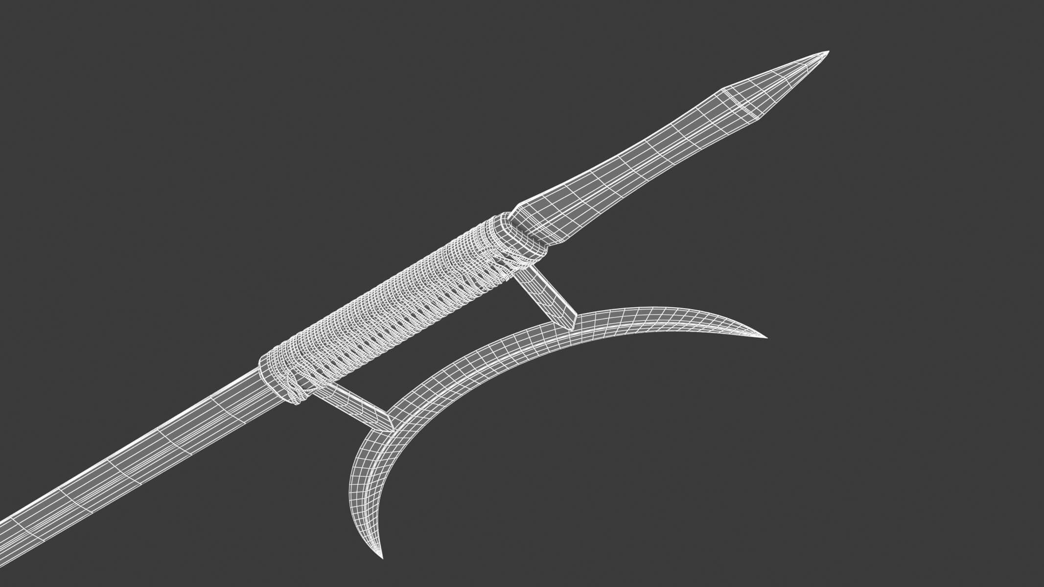 Hook Sword - 3D Model by frezzy