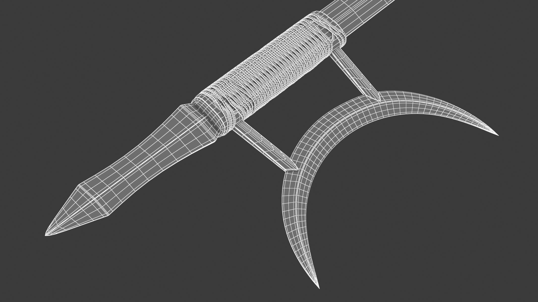 Hook Sword - 3D Model by frezzy