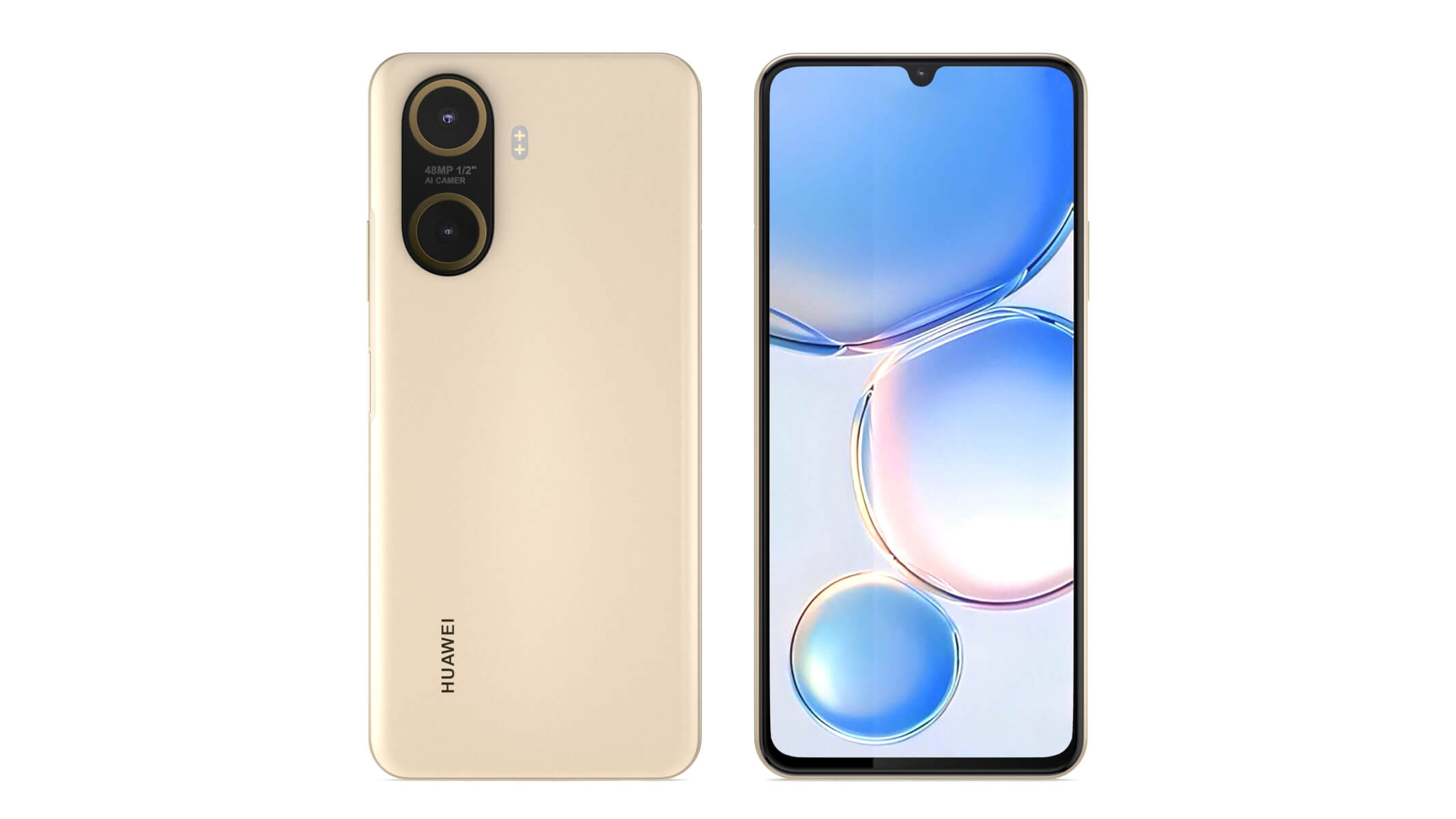 Huawei Enjoy 60 Gold - 3D Model by frezzy