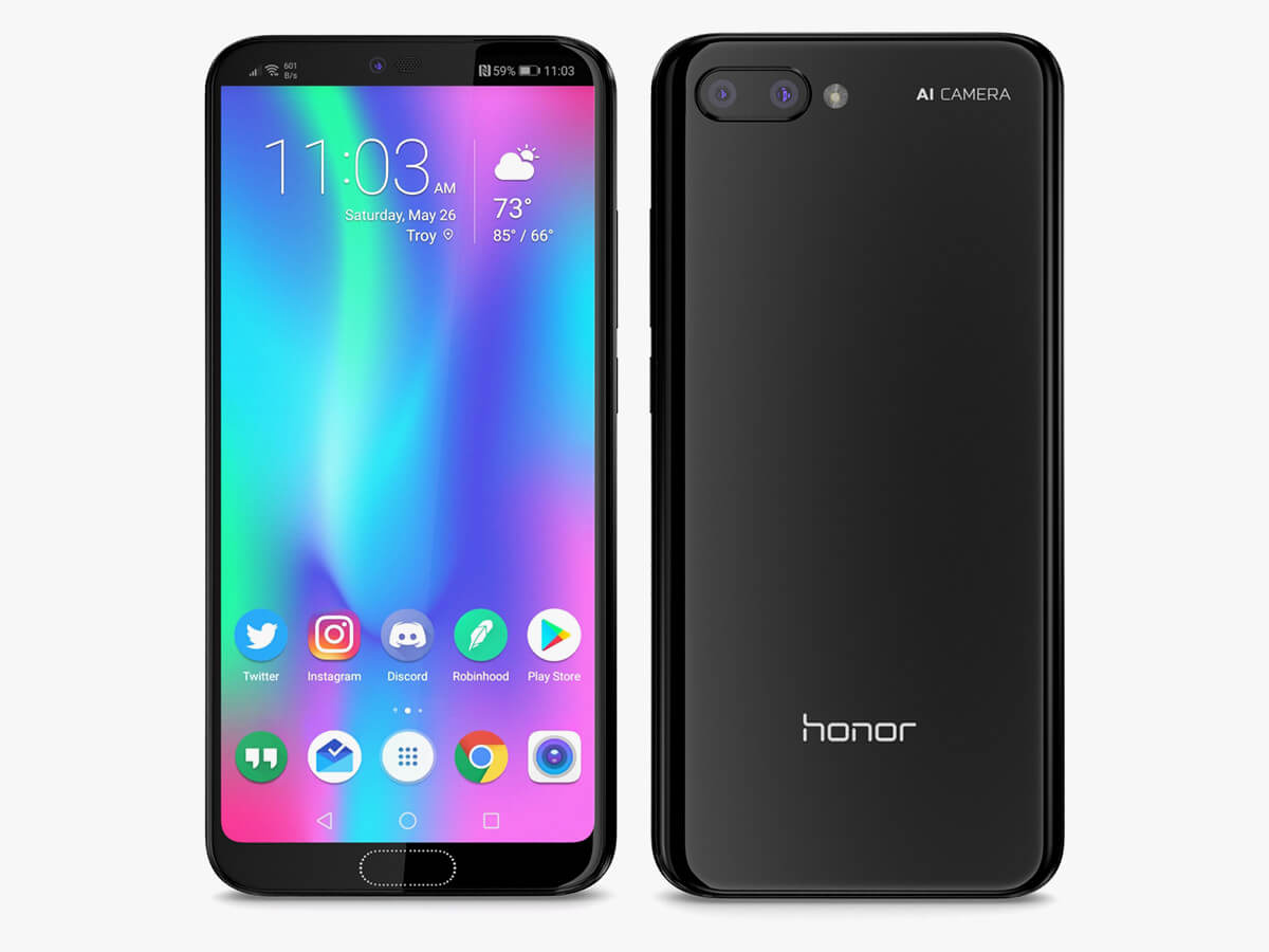 Huawei Honor 10 - 3D Model by frezzy
