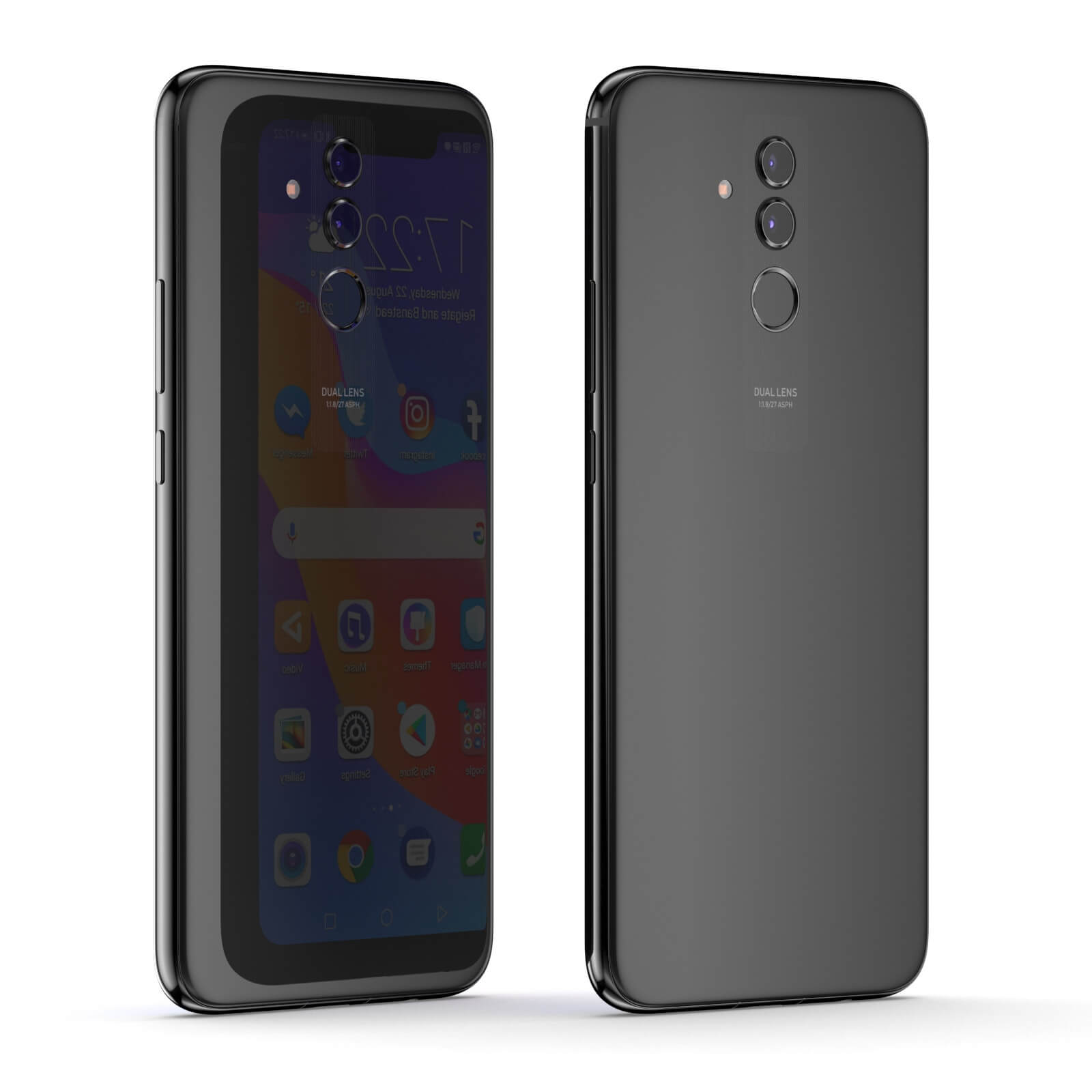 Huawei Mate 20 Lite - 3D Model by frezzy