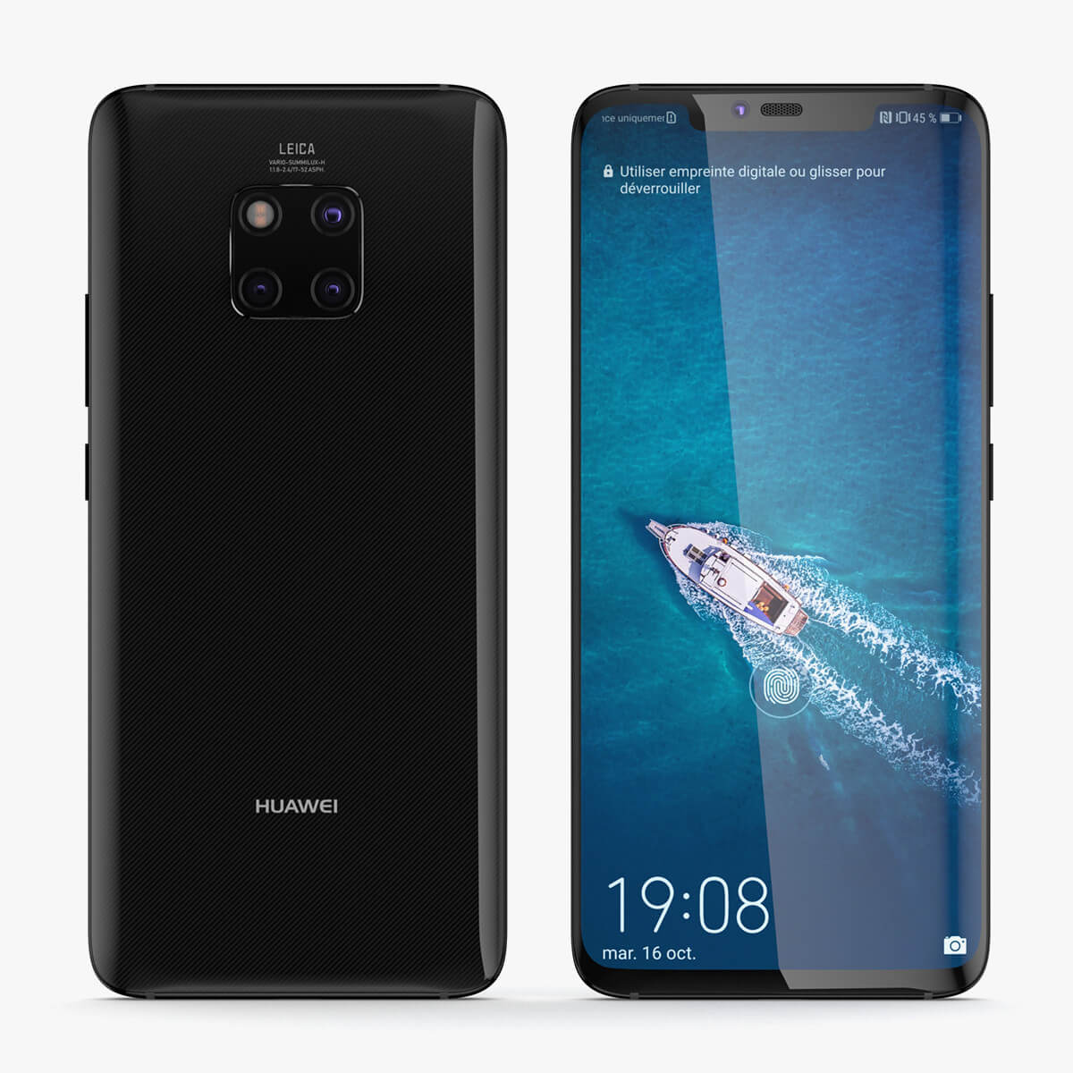 Huawei Mate 20 Pro - 3D Model by frezzy