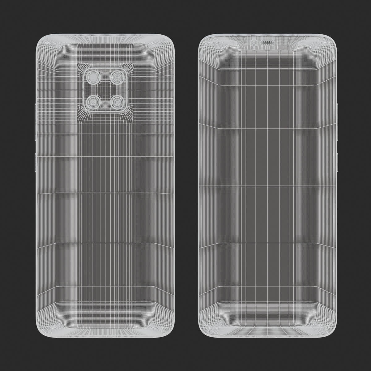 Huawei Mate 20 Pro - 3D Model by frezzy