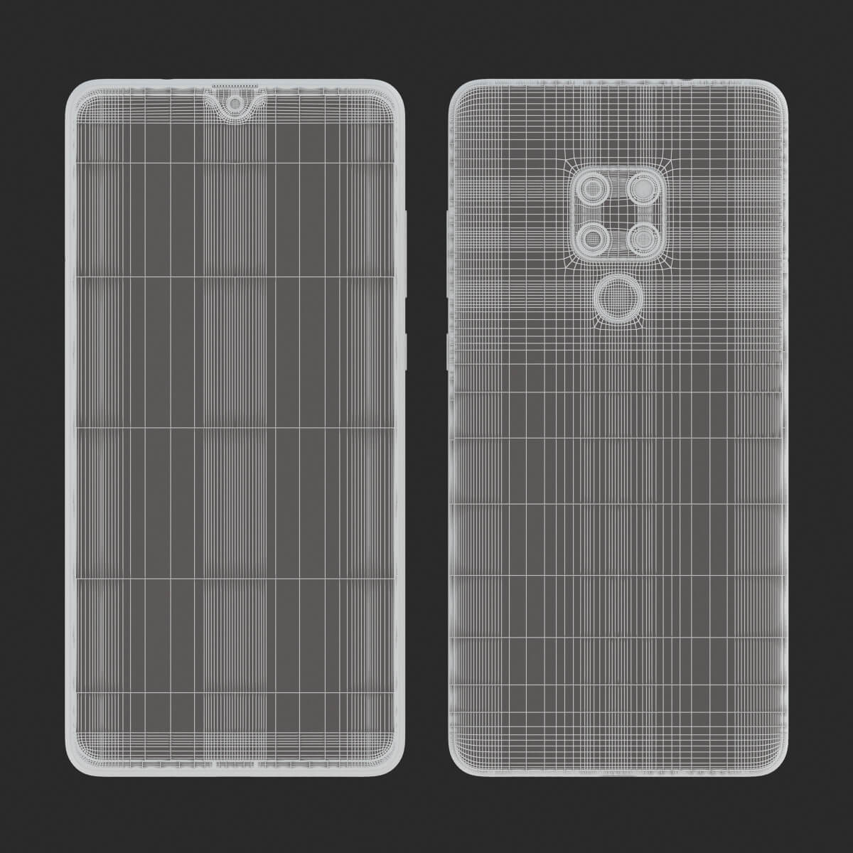 Huawei Mate 20 - 3D Model by frezzy