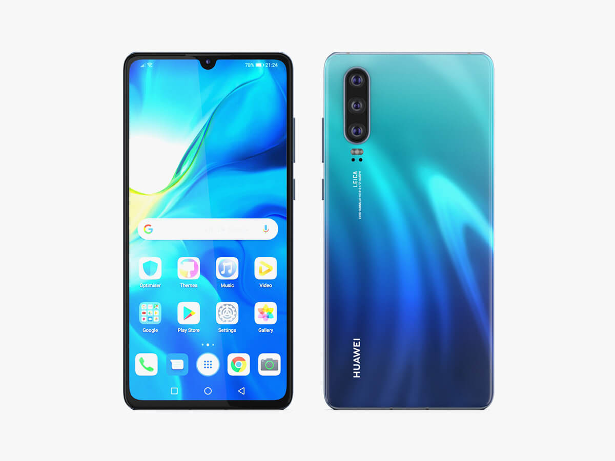 Huawei P30 - 3D Model by frezzy