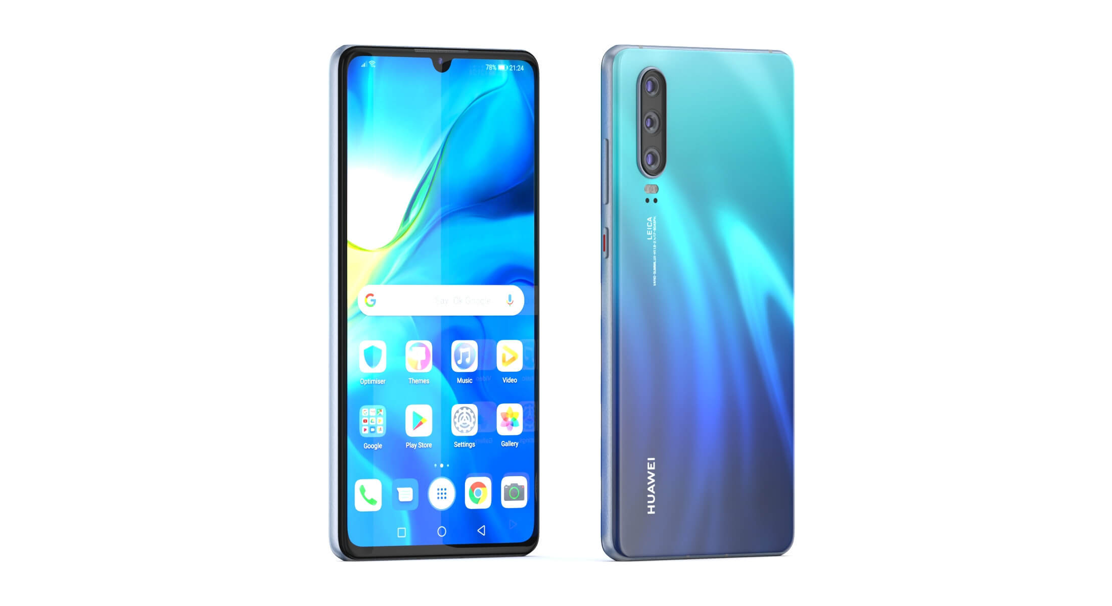 Huawei P30 - 3D Model by frezzy