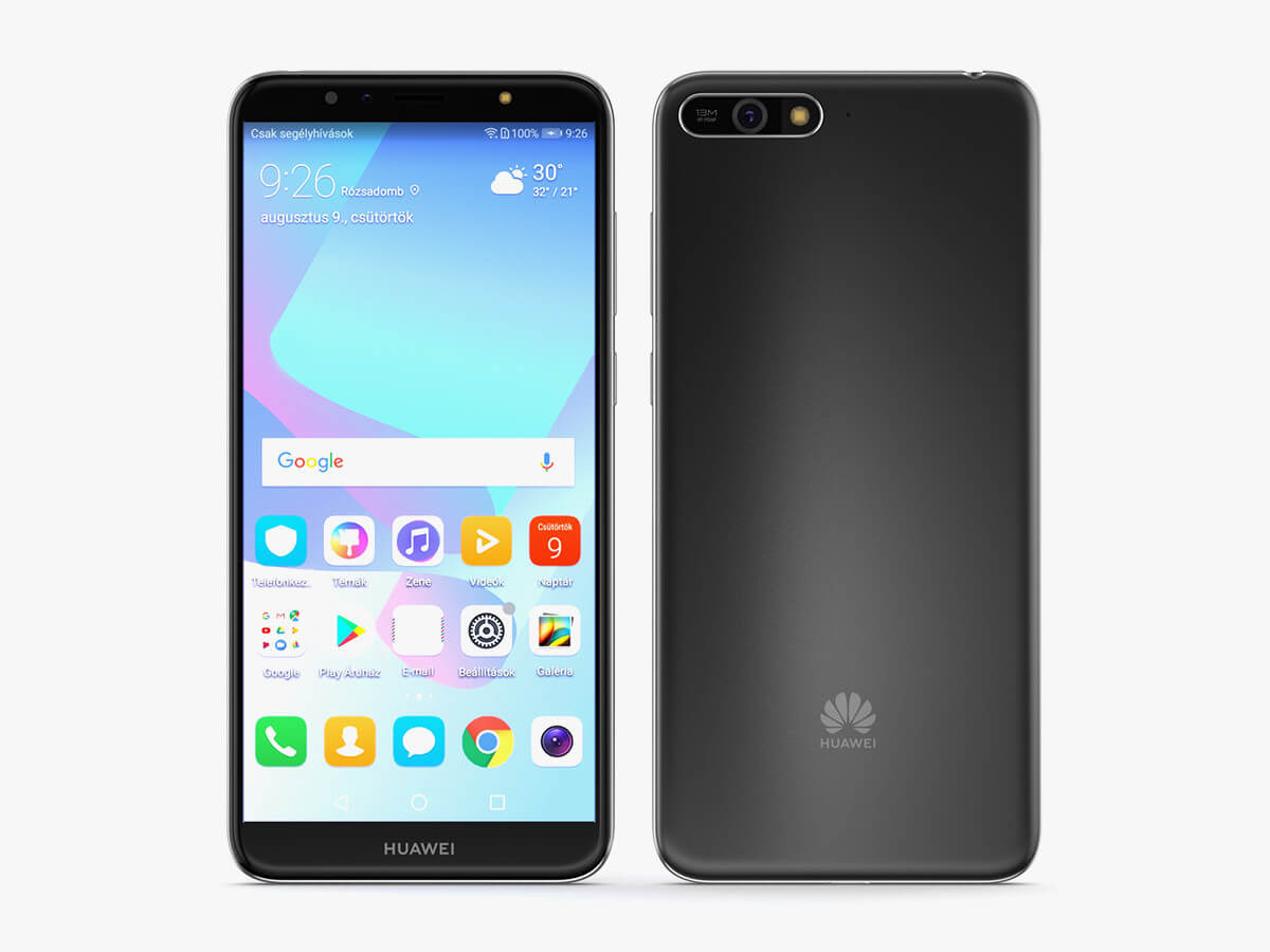 Huawei Y6 2018 - 3D Model by frezzy