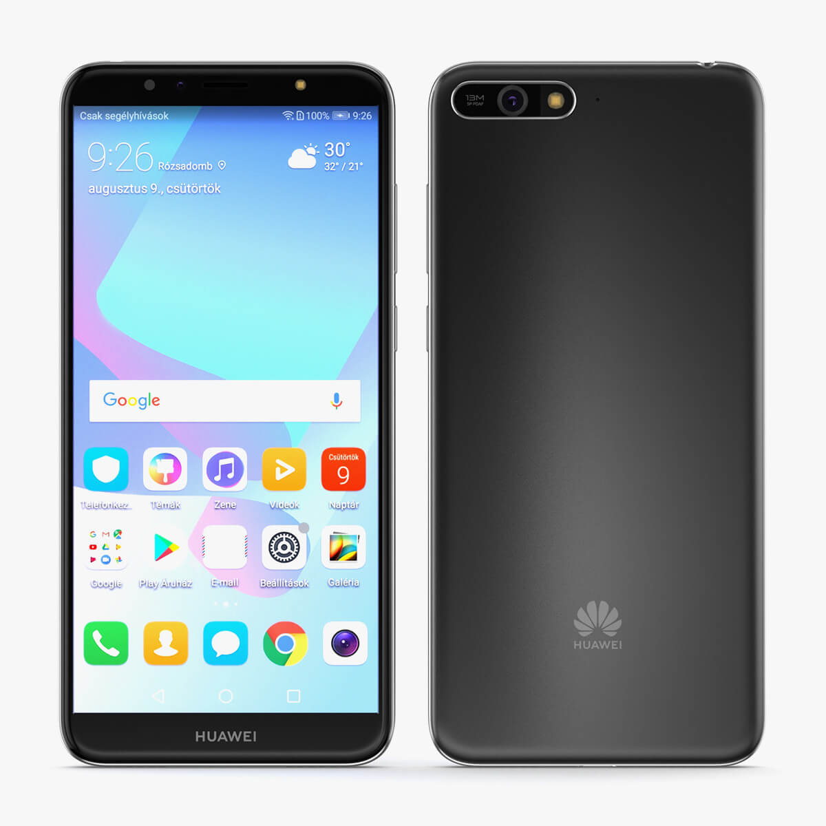 Huawei Y6 2018 - 3D Model by frezzy