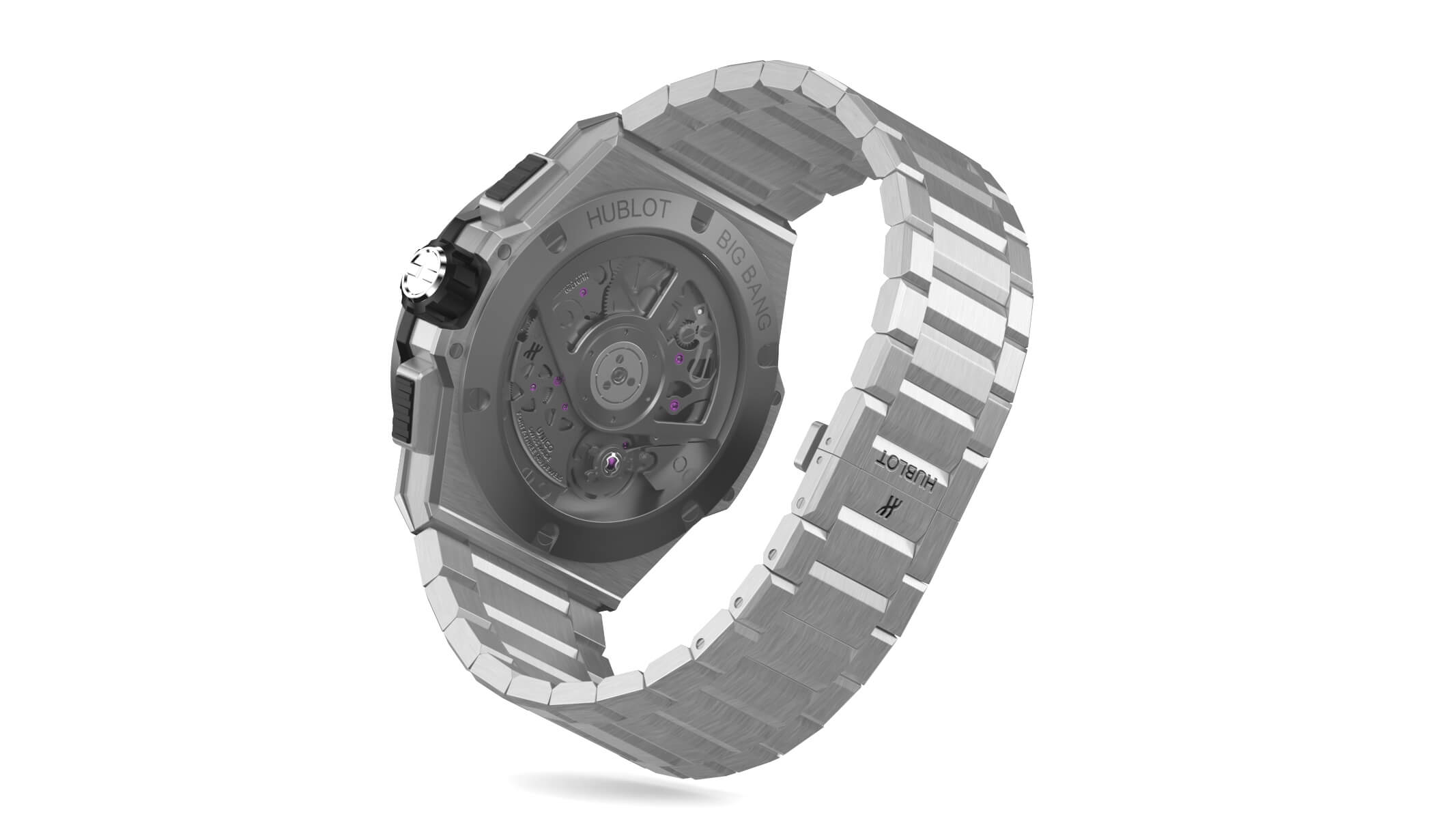 All the colors of the Hublot Big Bang Integranted 42mm - 3D Model by frezzy