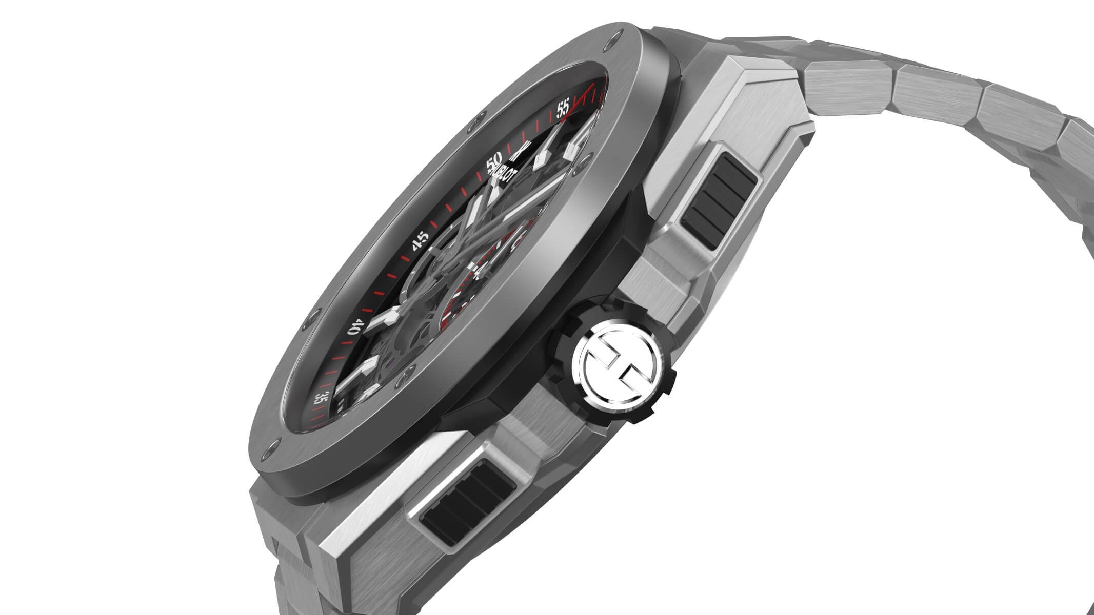 All the colors of the Hublot Big Bang Integranted 42mm - 3D Model by frezzy