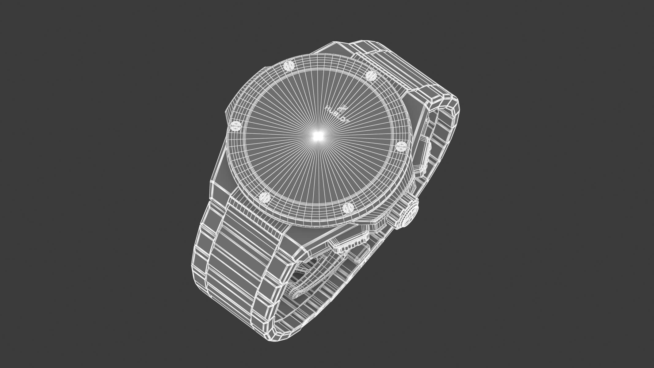 All the colors of the Hublot Big Bang Integranted 42mm - 3D Model by frezzy