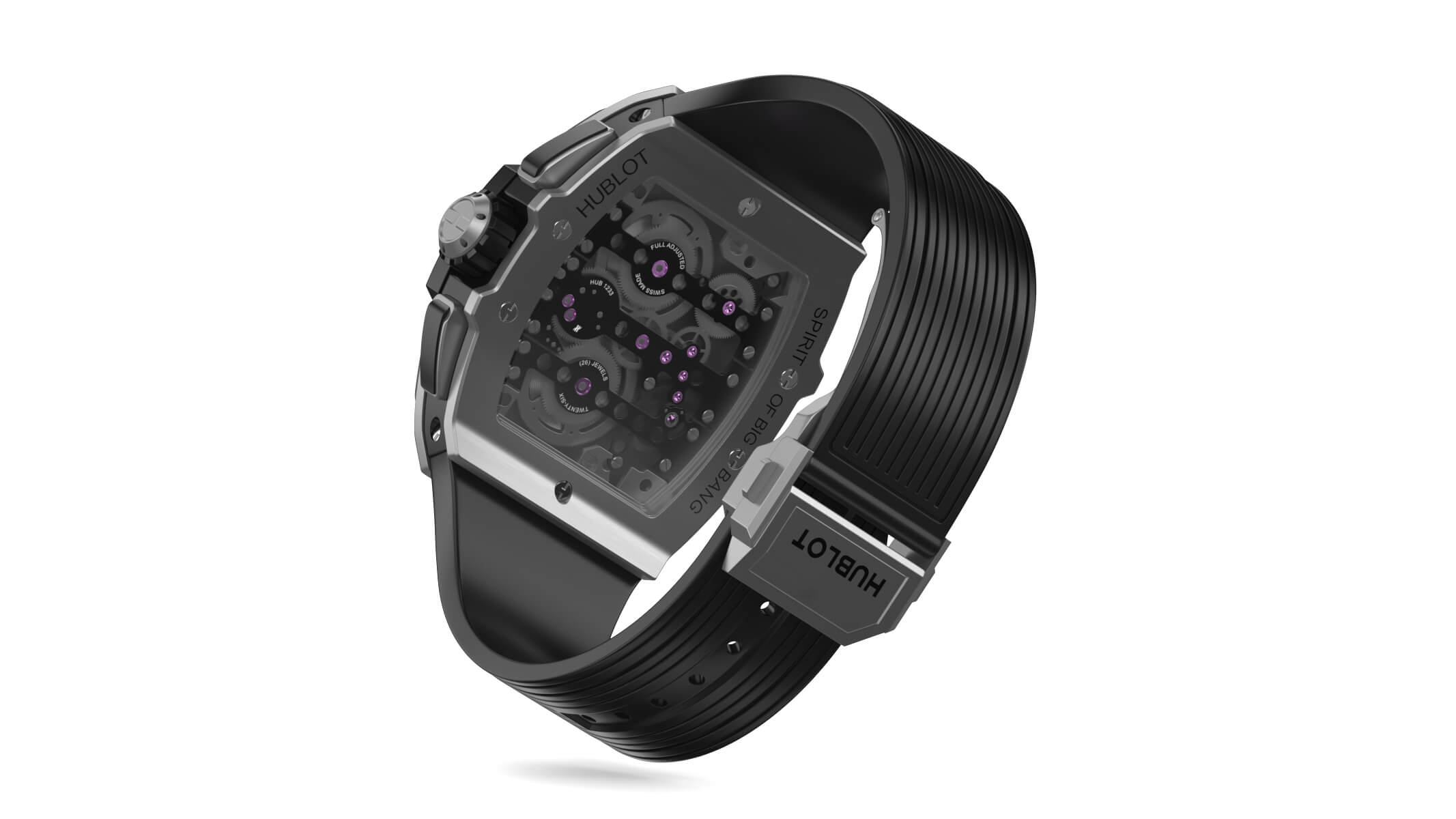 Hublot Spirit of Big Bang Meca-10 Titanium 45mm 3D Model by frezzy