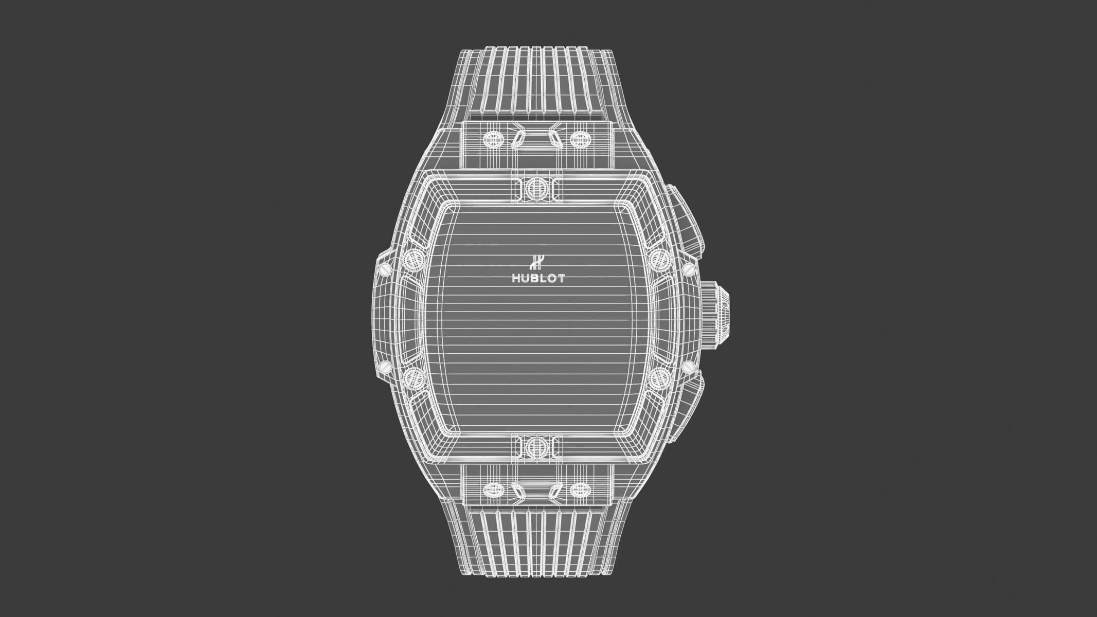 Hublot Spirit of Big Bang Meca-10 Titanium 45mm 3D Model by frezzy
