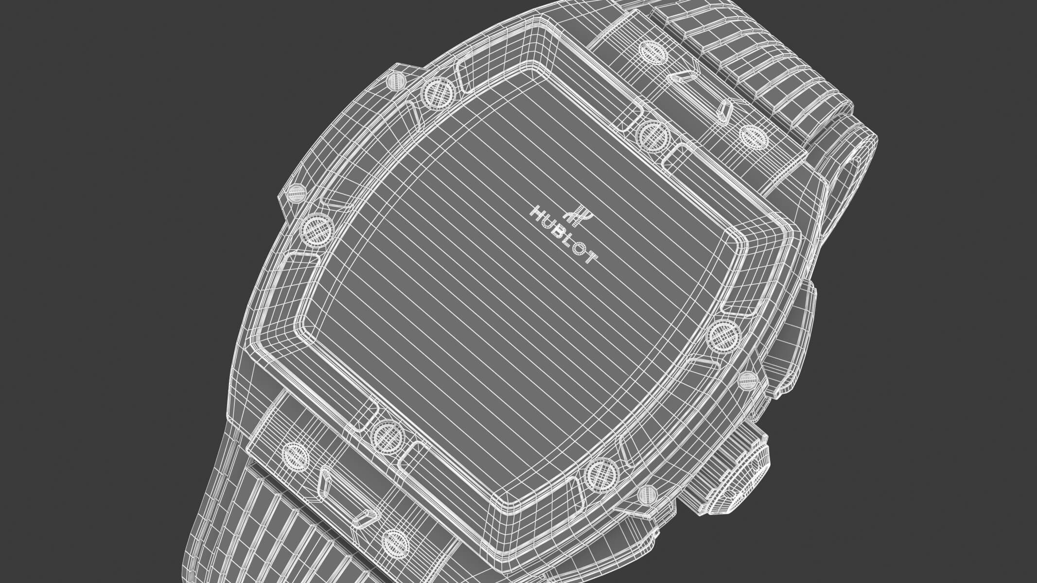 Hublot Spirit of Big Bang Meca-10 Titanium 45mm 3D Model by frezzy