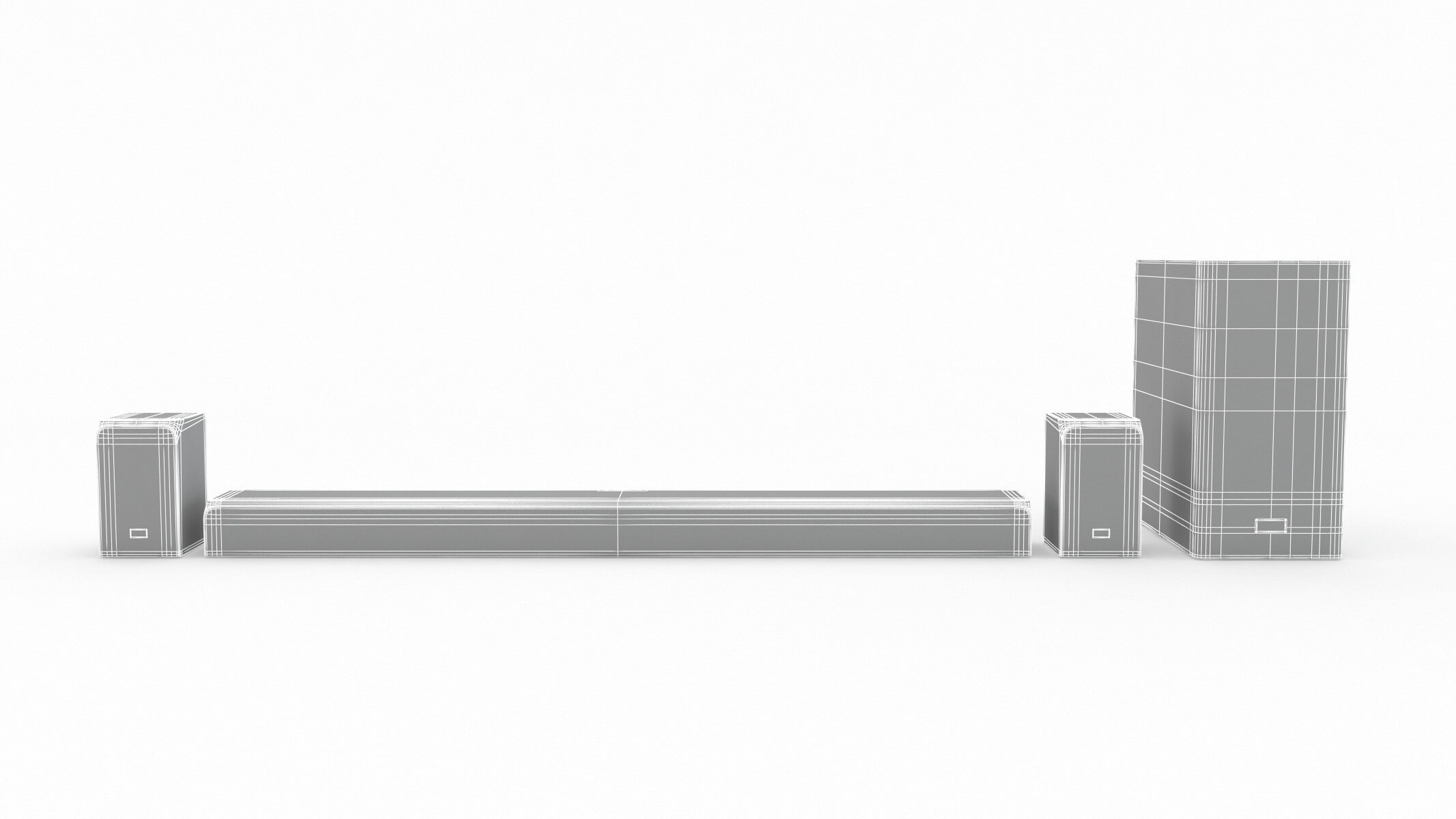 HW-Q90R Samsung Harman Kardon 7.1.4ch Soundbar 3D Model by frezzy