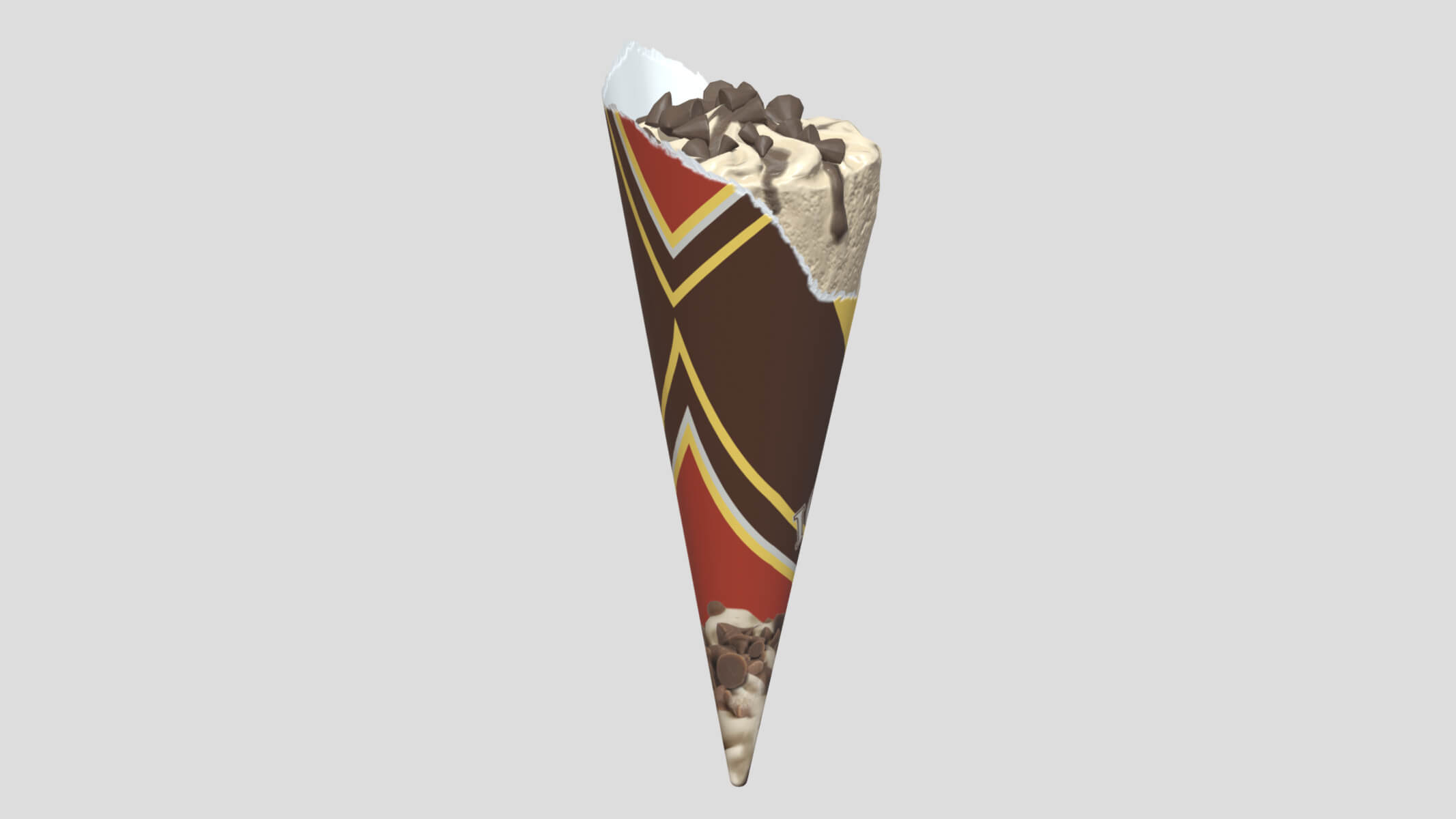 Ice Cream 01 Low Poly - 3D Model by frezzy