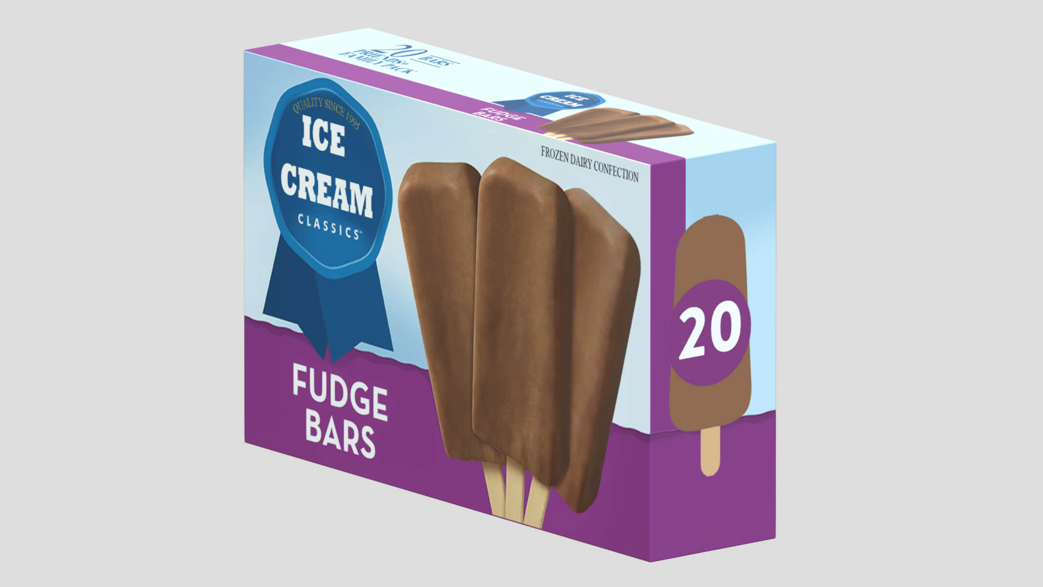 Ice Cream Box 01 Low Poly - 3D Model by frezzy