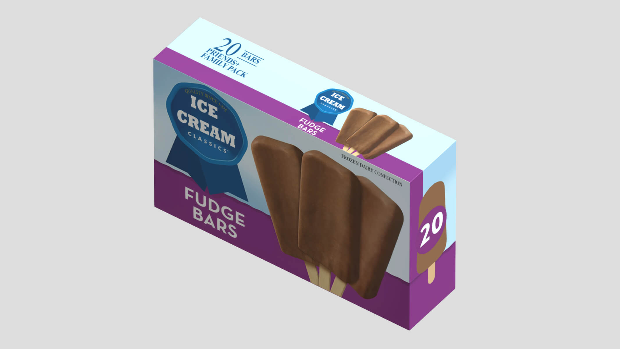 Ice Cream Box 01 Low Poly - 3D Model by frezzy