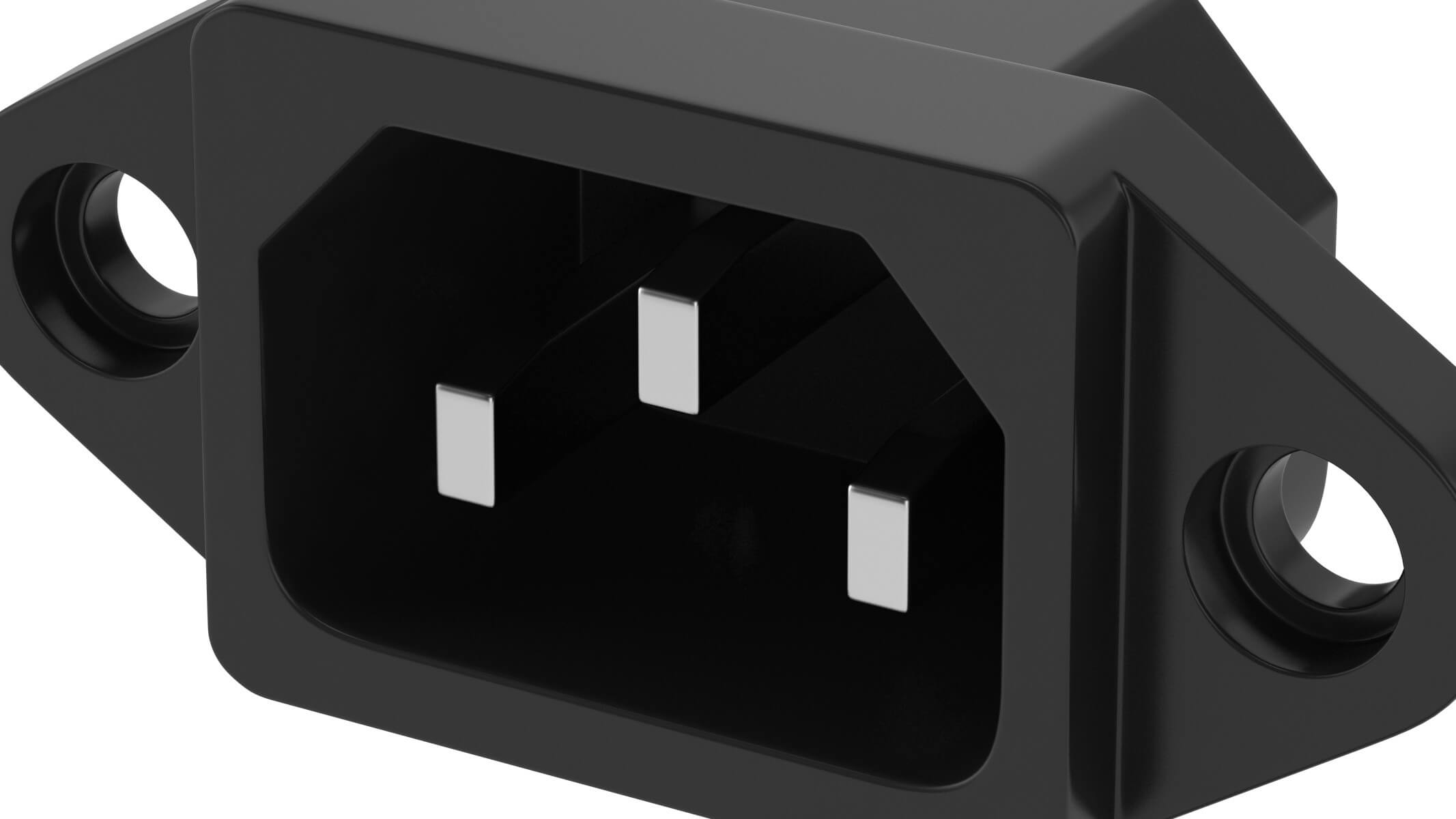 IEC 320 C14 - 3D Model by frezzy