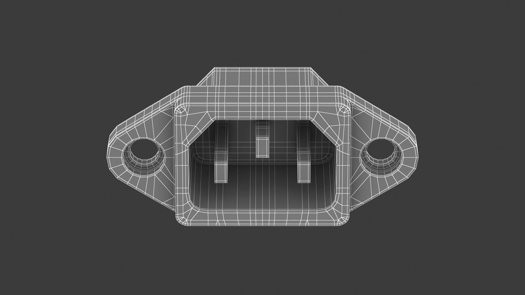IEC 320 C14 - 3D Model by frezzy