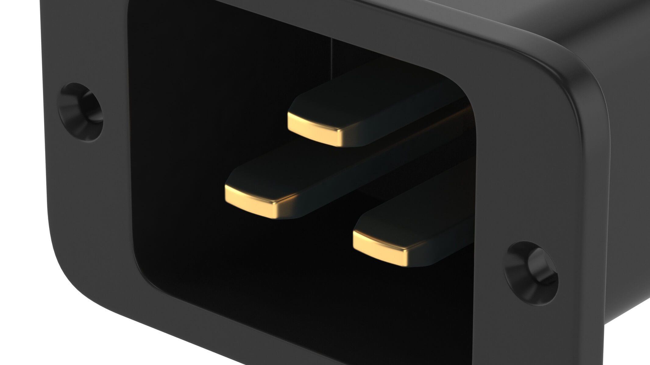 IEC 320 C20 Socket - 3D Model by frezzy