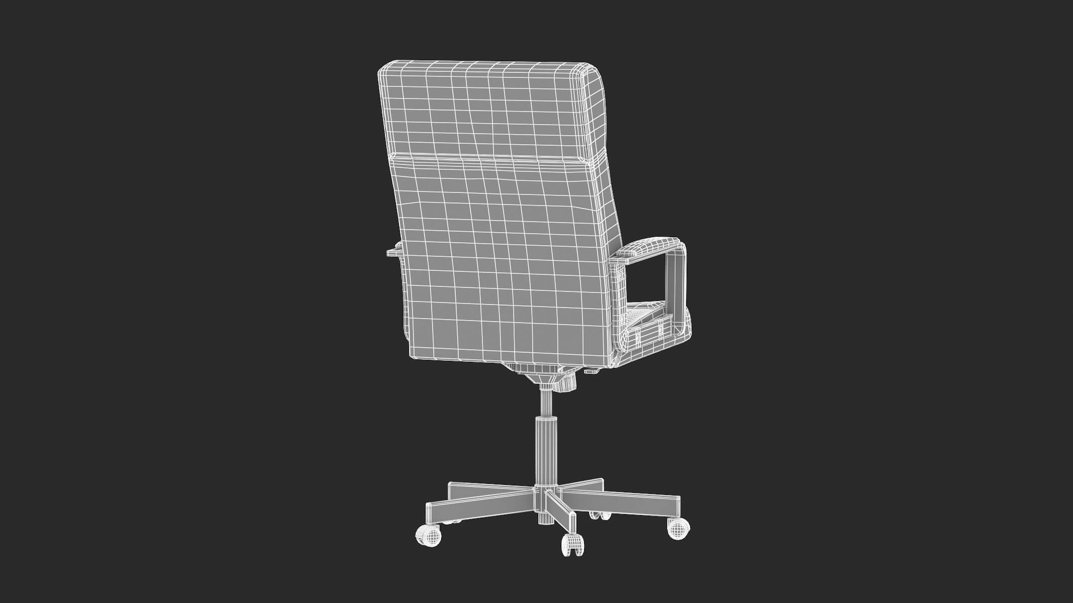 IKEA MILLBERGET Chair - 3D Model by frezzy