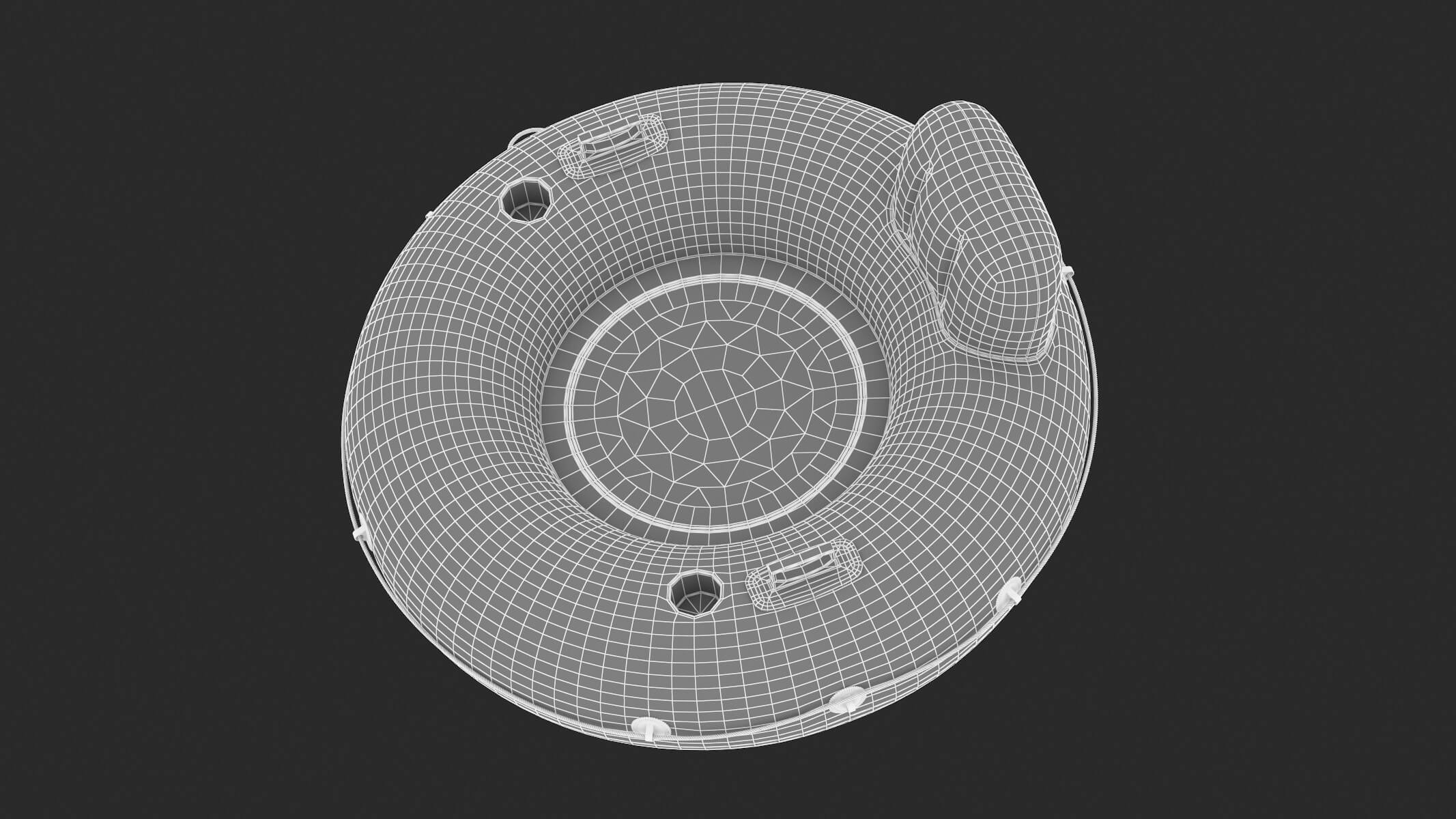 Inflatable Water Float - 3D Model by frezzy