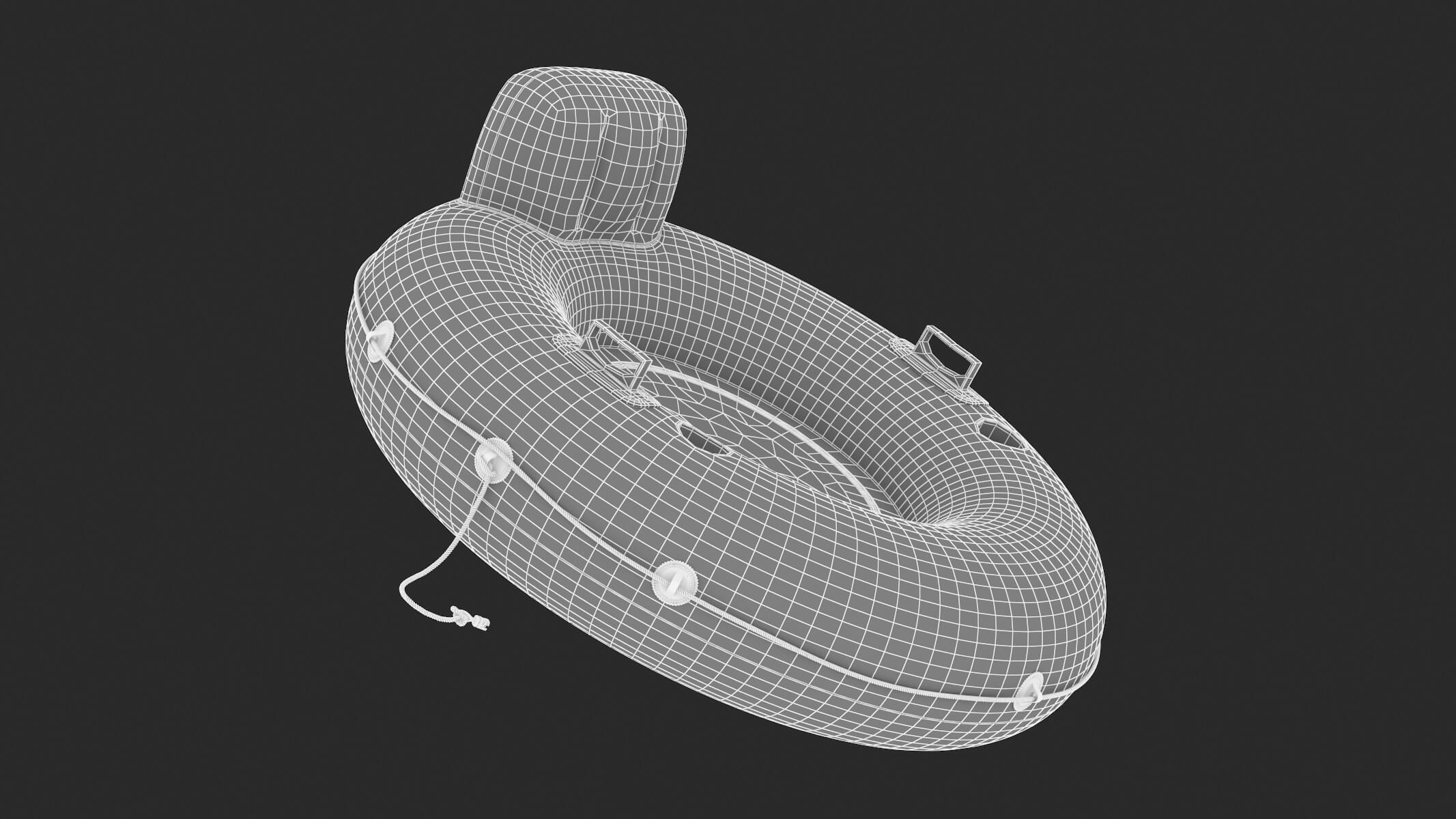 Inflatable Water Float - 3D Model by frezzy