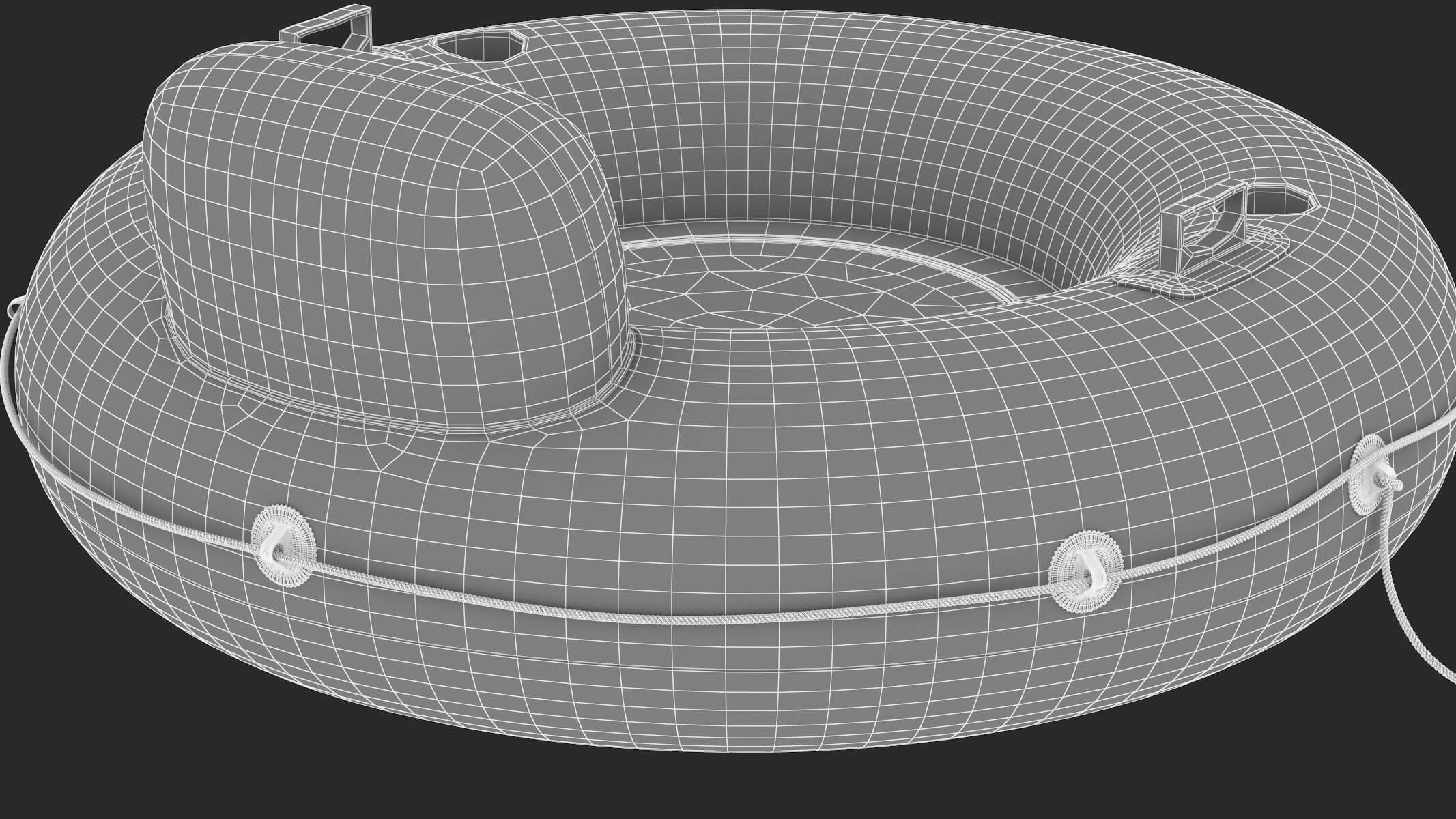 Inflatable Water Float - 3D Model by frezzy