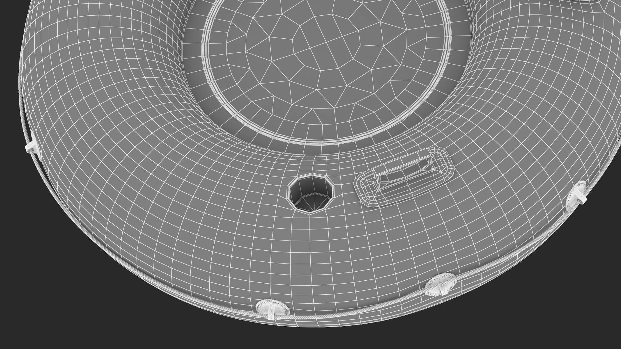 Inflatable Water Float - 3D Model by frezzy