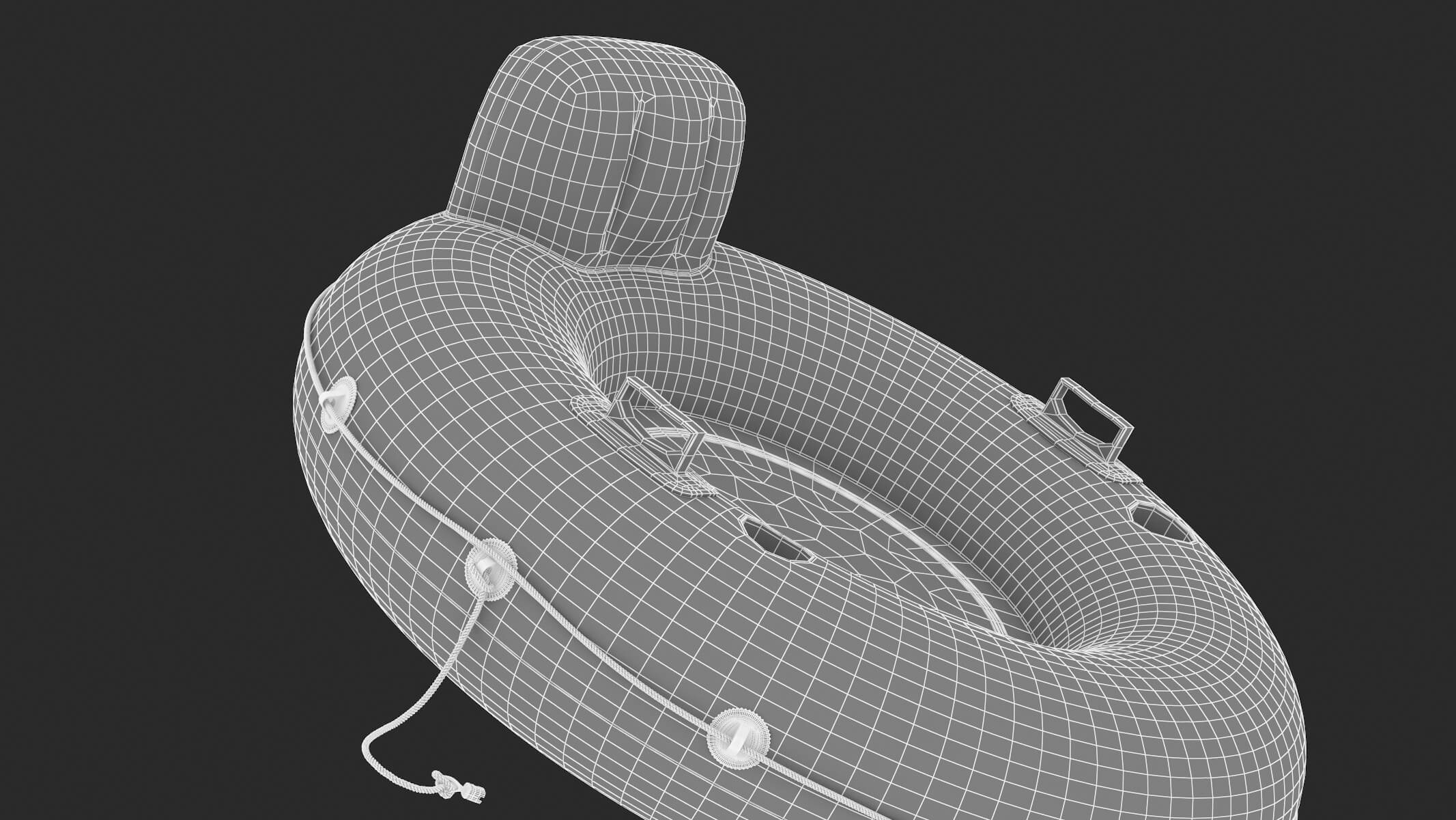 Inflatable Water Float - 3D Model by frezzy