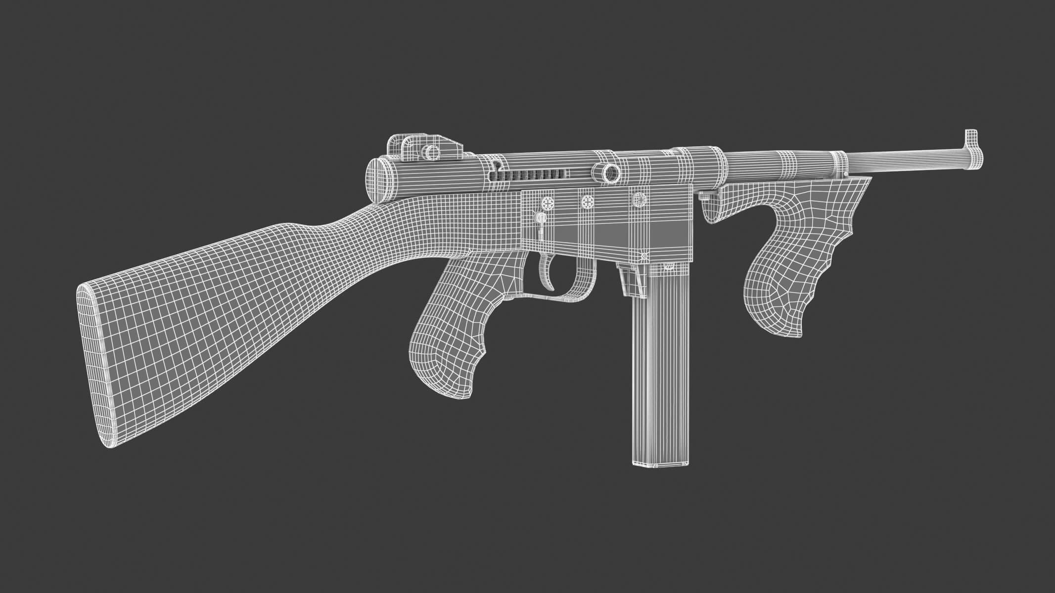Ingram Model 6 Submachine Gun by frezzy