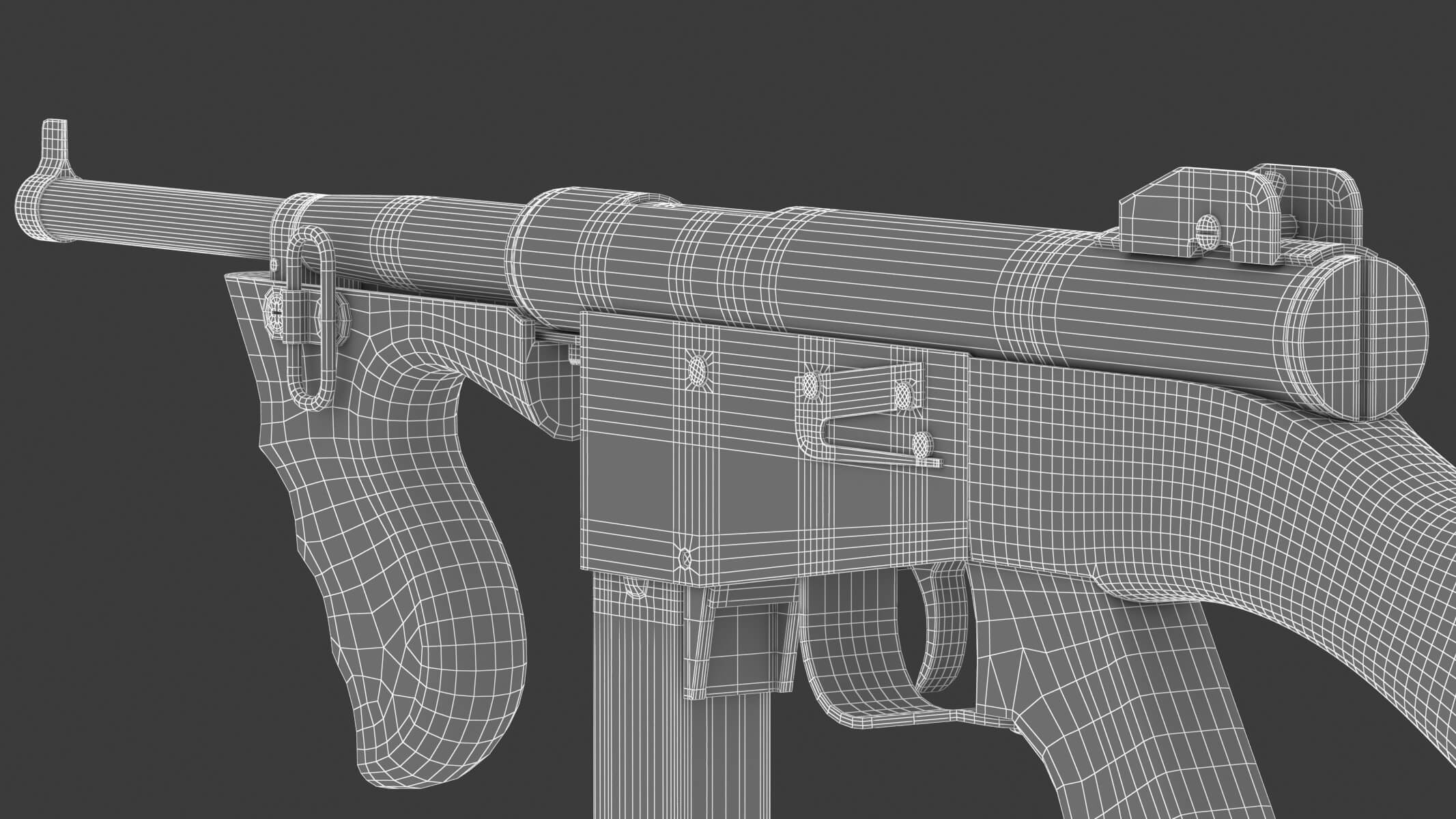 Ingram Model 6 Submachine Gun by frezzy