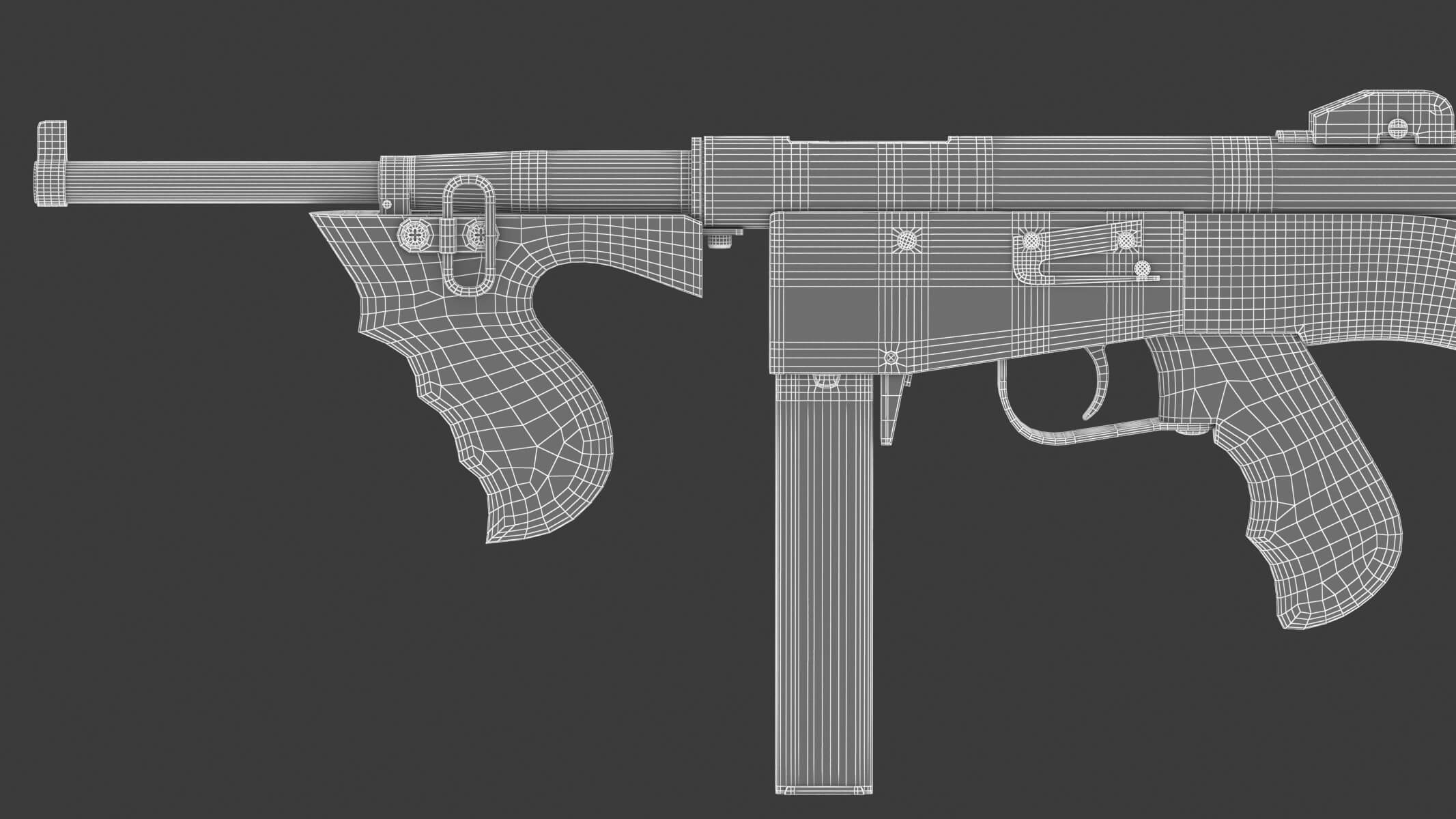 Ingram Model 6 Submachine Gun by frezzy