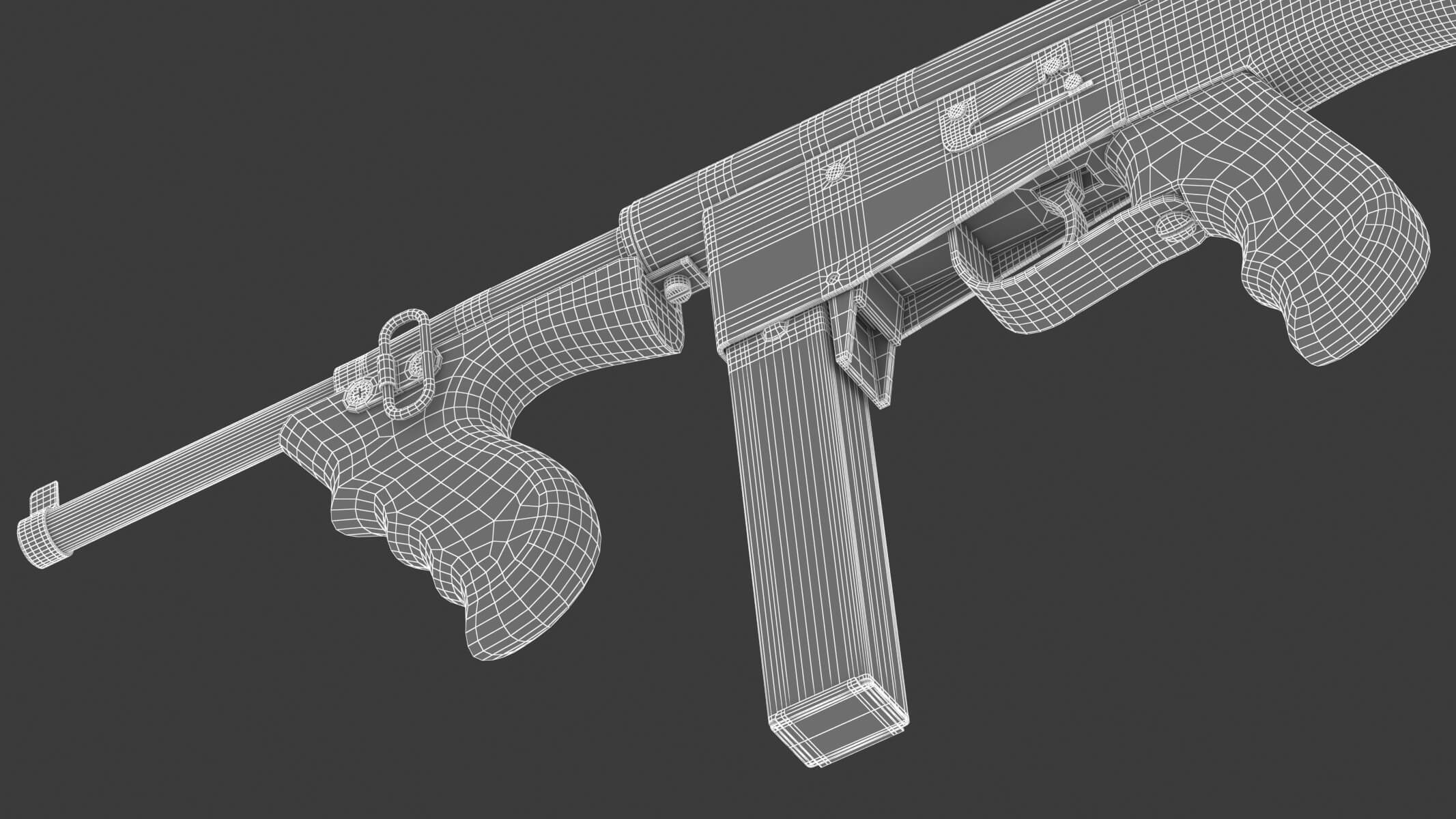 Ingram Model 6 Submachine Gun by frezzy