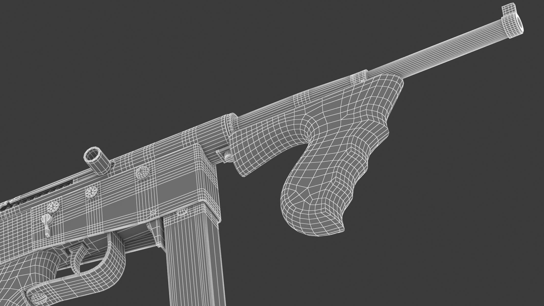 Ingram Model 6 Submachine Gun by frezzy
