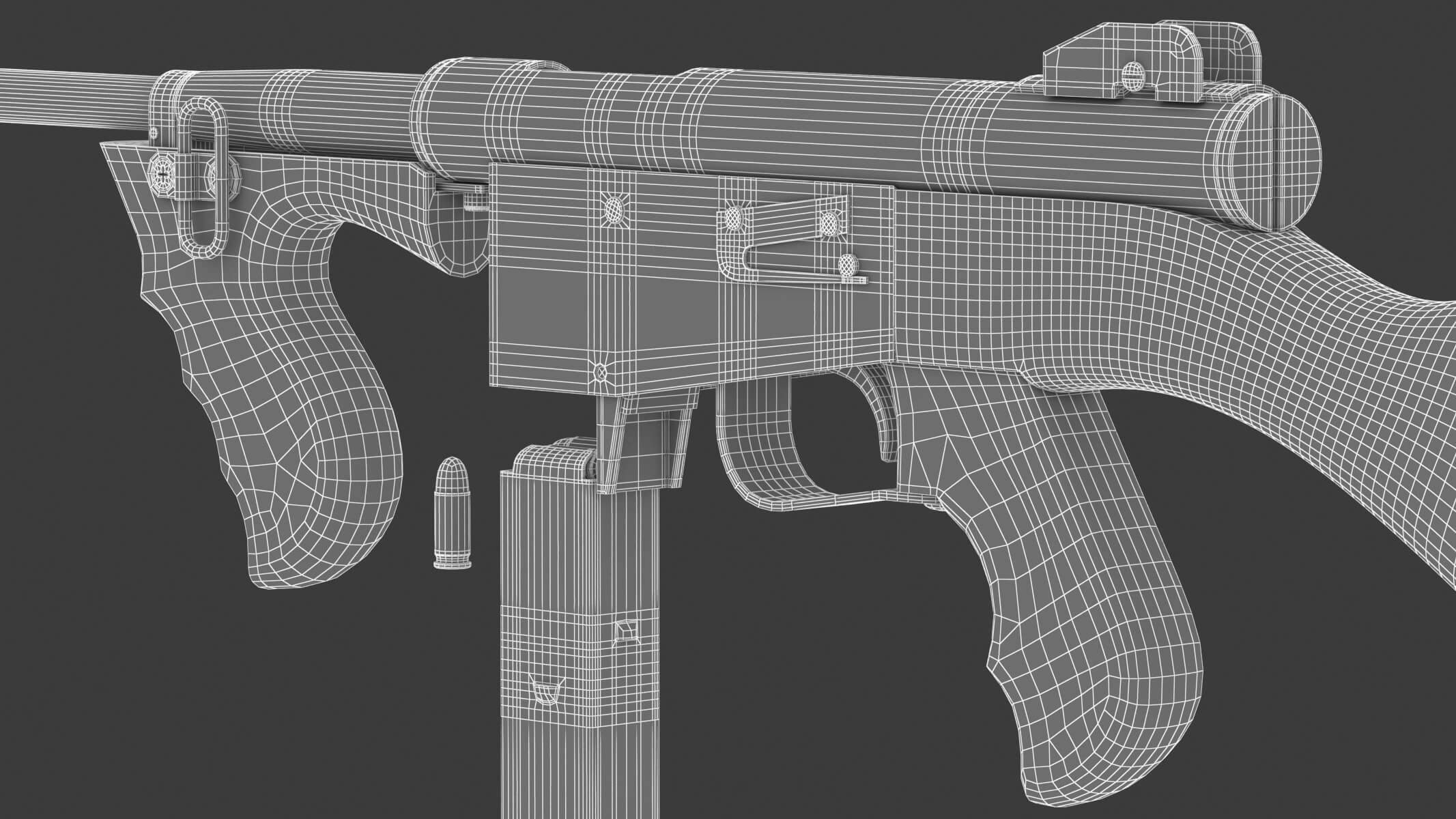 Ingram Model 6 Submachine Gun by frezzy