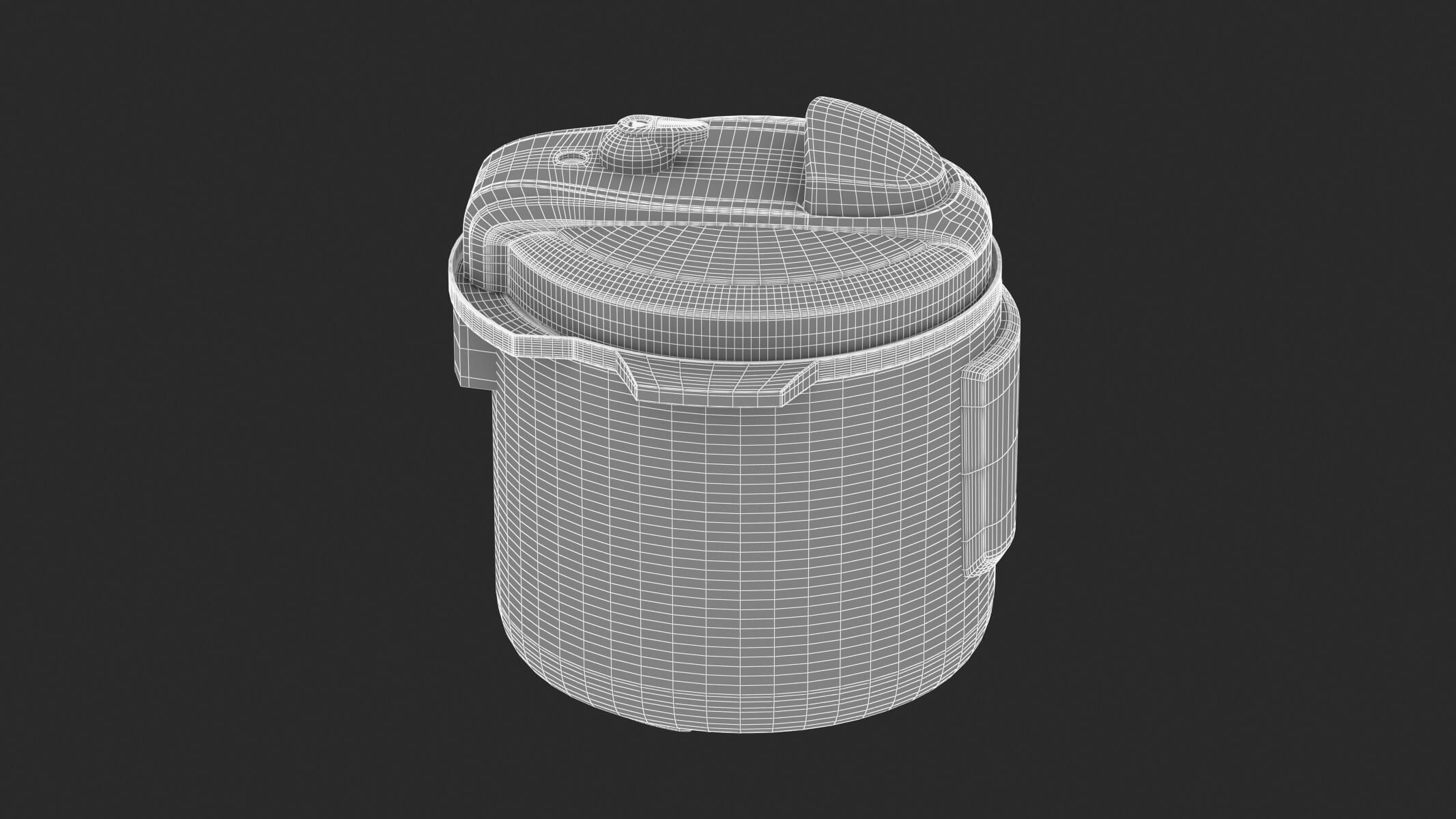 Instant Pot Lux 6-in-1 V3 (6 Quart) Electric Pressure Cooker 3D Model ...