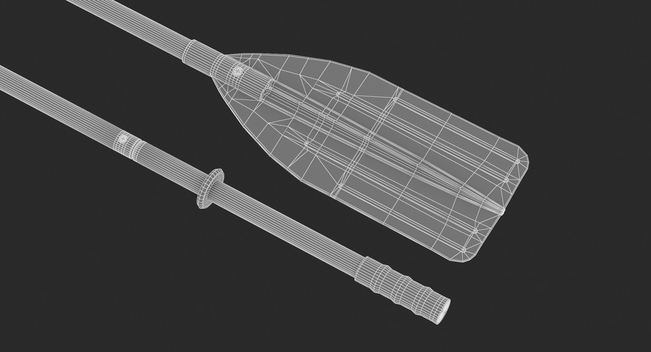 Intex Boat Oars - 3D Model by frezzy